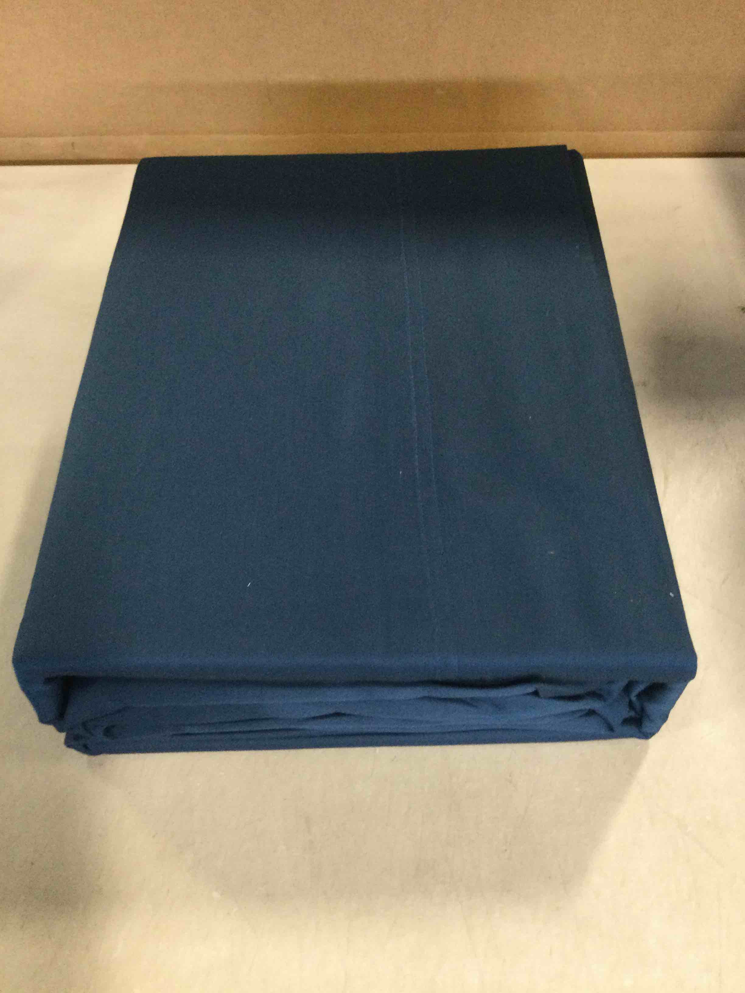 Purity Home Dark Blue Viscose Cotton Sheets Set King Size, Cool ...