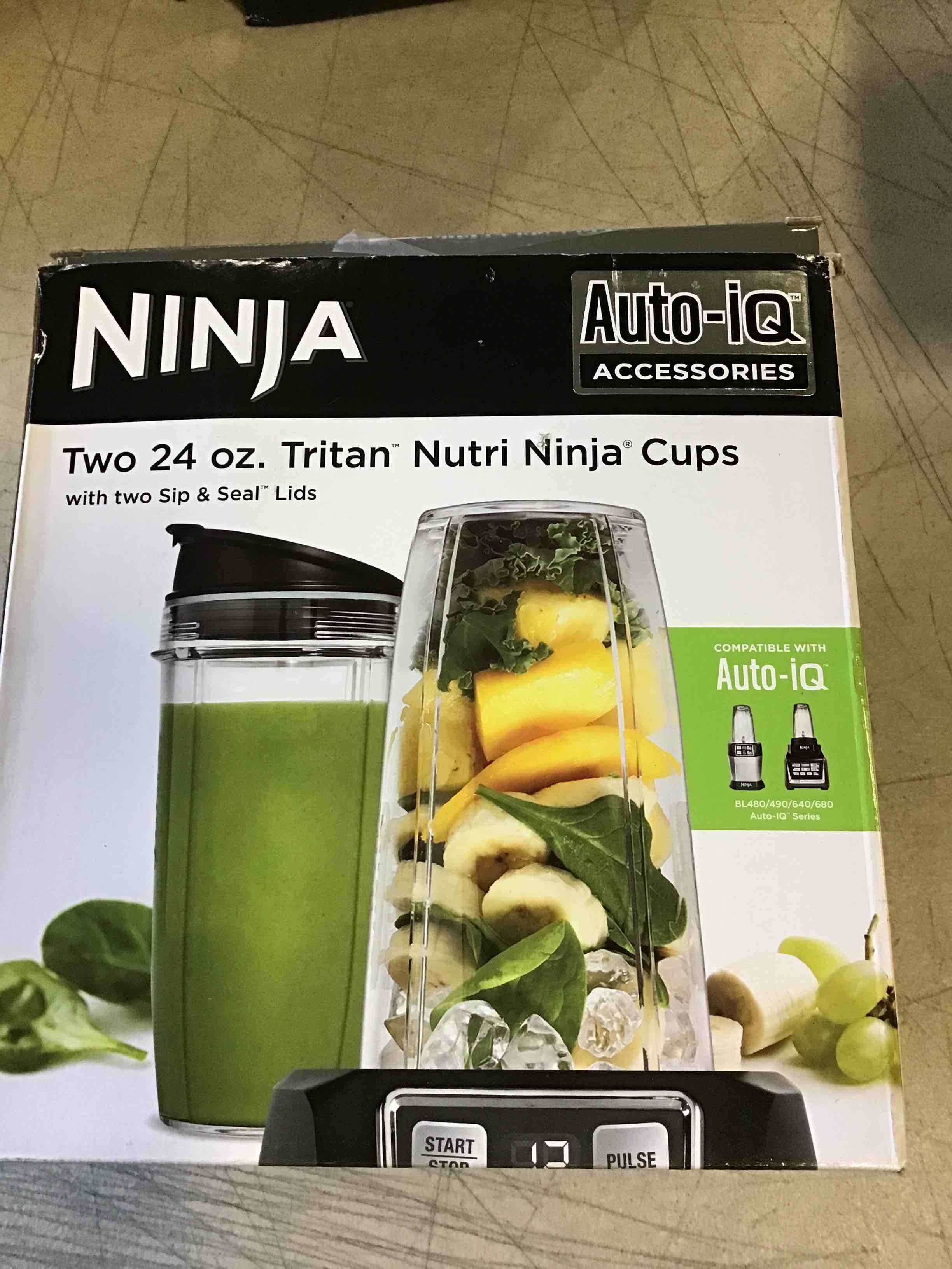 Ninja - 24-oz. Tritan Nutri Ninja Cups With Sip & Seal Lids (2-pack ...