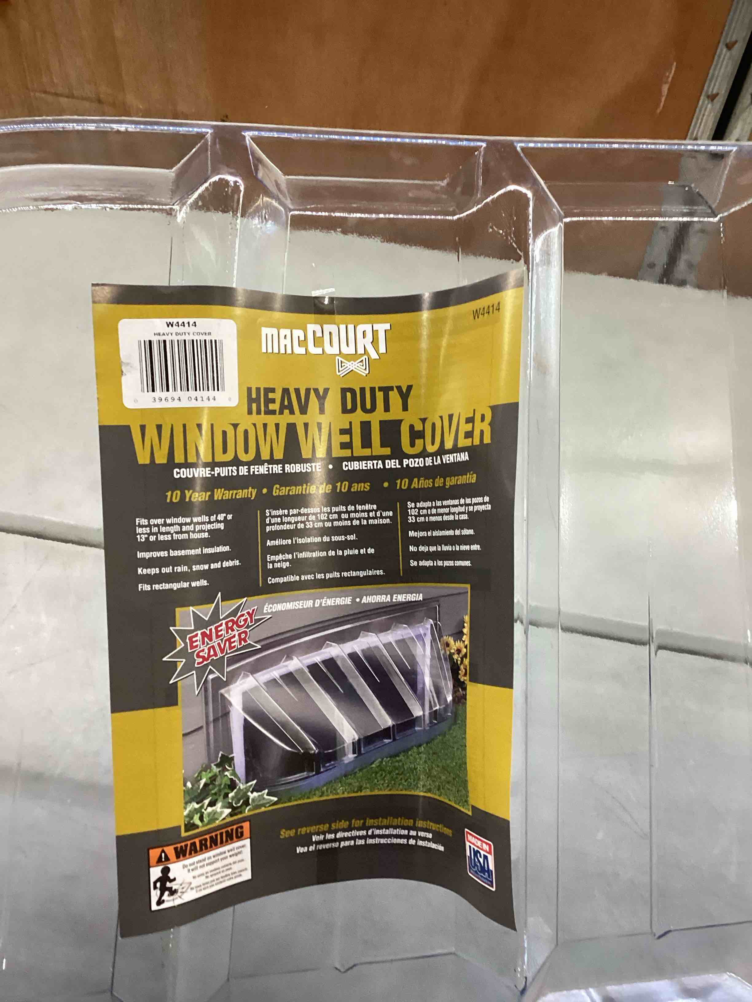 MacCourt 44-in x 14-in x 12-in Plastic Heavy-Duty Rectangular Bubble ...