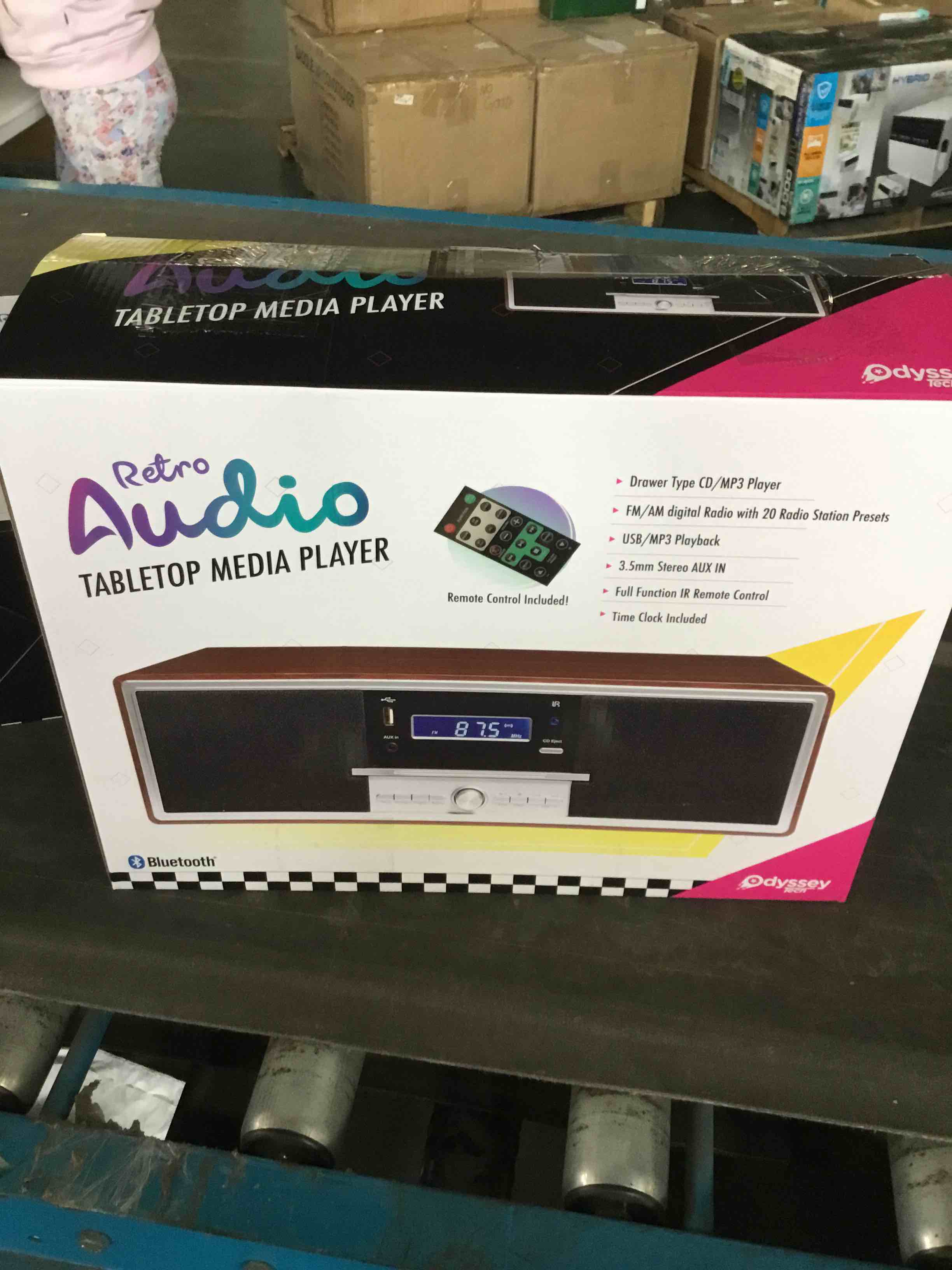 The CD Playing Multiformat Tabletop Radio