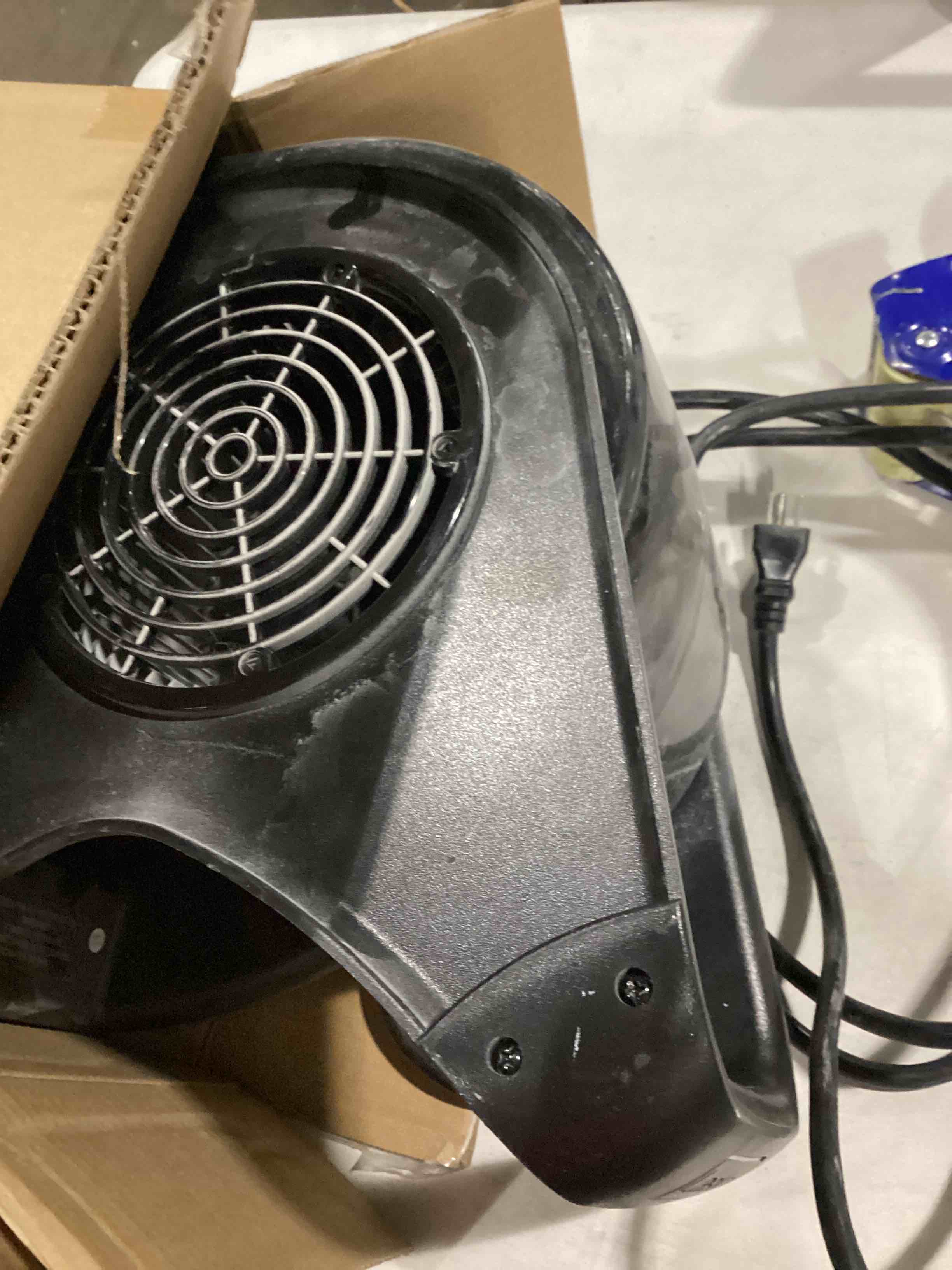 Lasko High Velocity Pivoting Utility Blower Fan, for Cooling ...