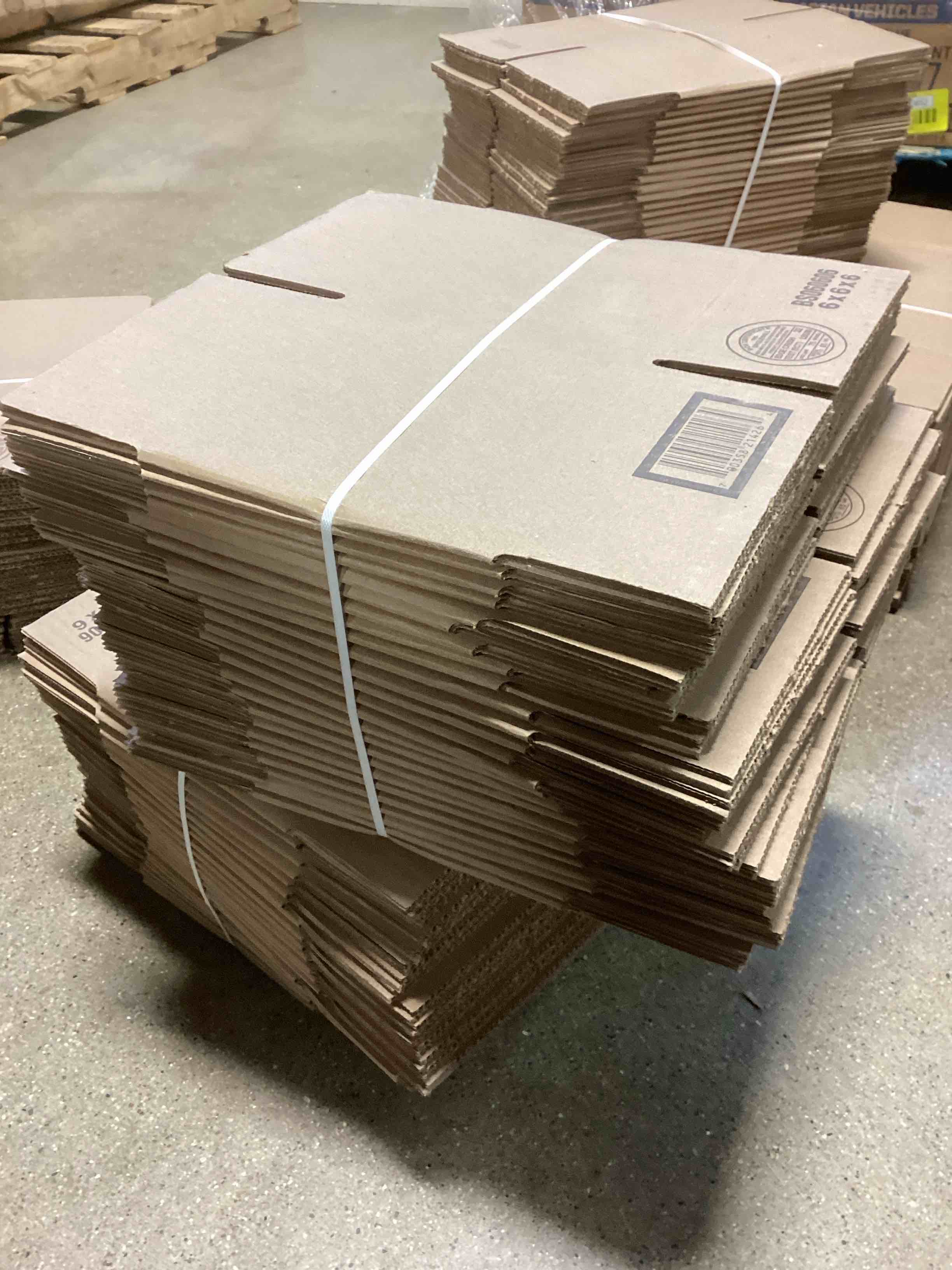 6" x 6" x 6" Heavy-Duty Cardboard Corrugated Boxes, 95 lbs Capacity ...