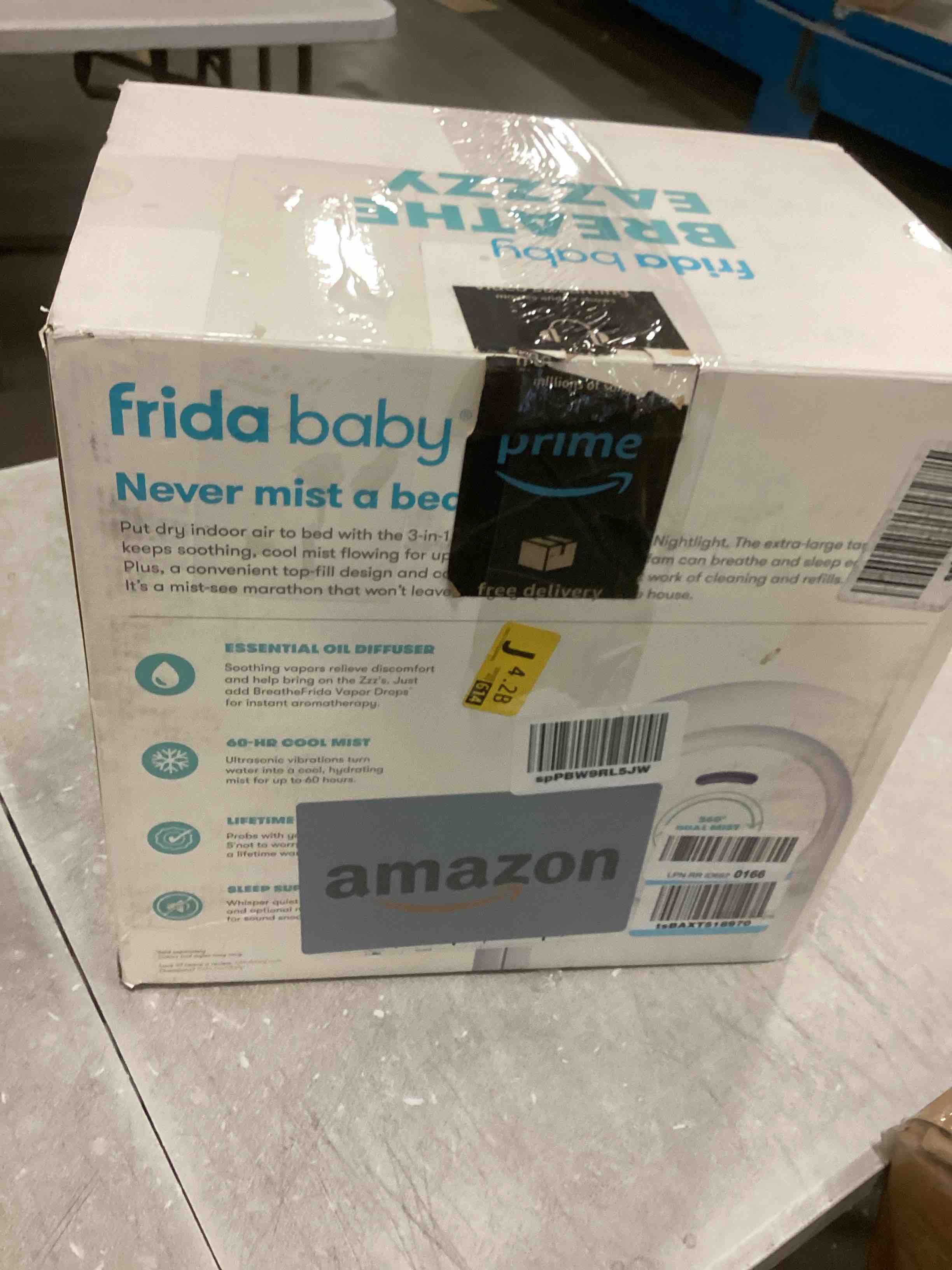 Frida Baby 3-in-1 Humidifier XL + Diffuser + Nightlight | All-Day ...