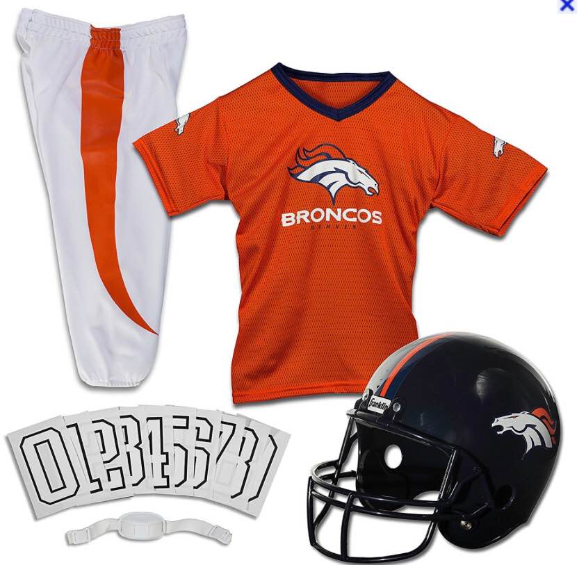 Franklin Sports Denver Broncos Kids Football Uniform Set - NFL Youth ...
