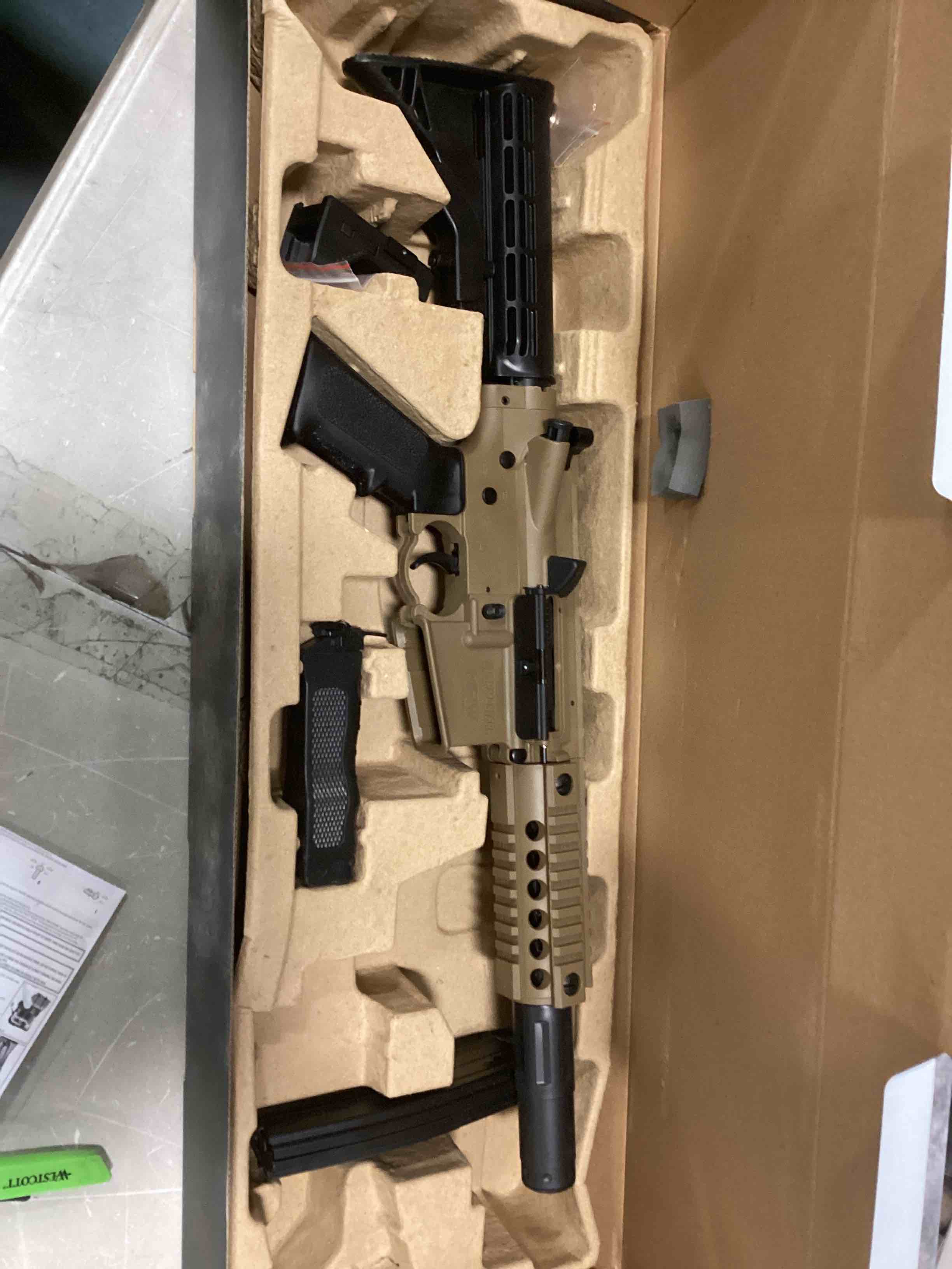 Bushmaster BMPWX Full Auto MPW CO2-Powered BB Air Rifle With Dual ...