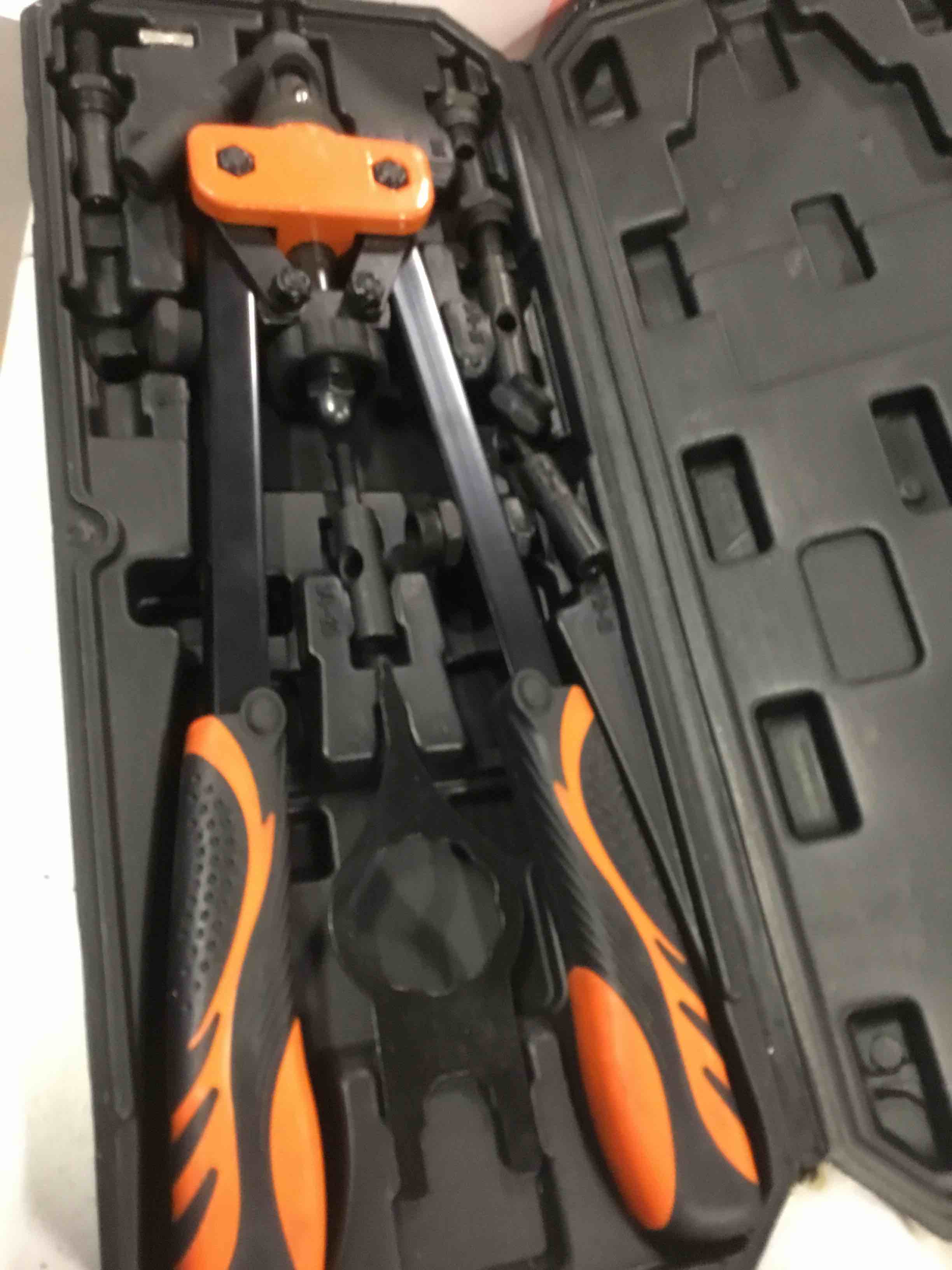 HARDELL Rivet Nuts Tool, 14" Hand Rivet Tool Kits with 100Pcs Rivet ...