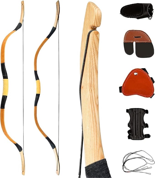 ((Incomplete box)) Archery Recurve Bow Set, High-Performance Horse Bow ...