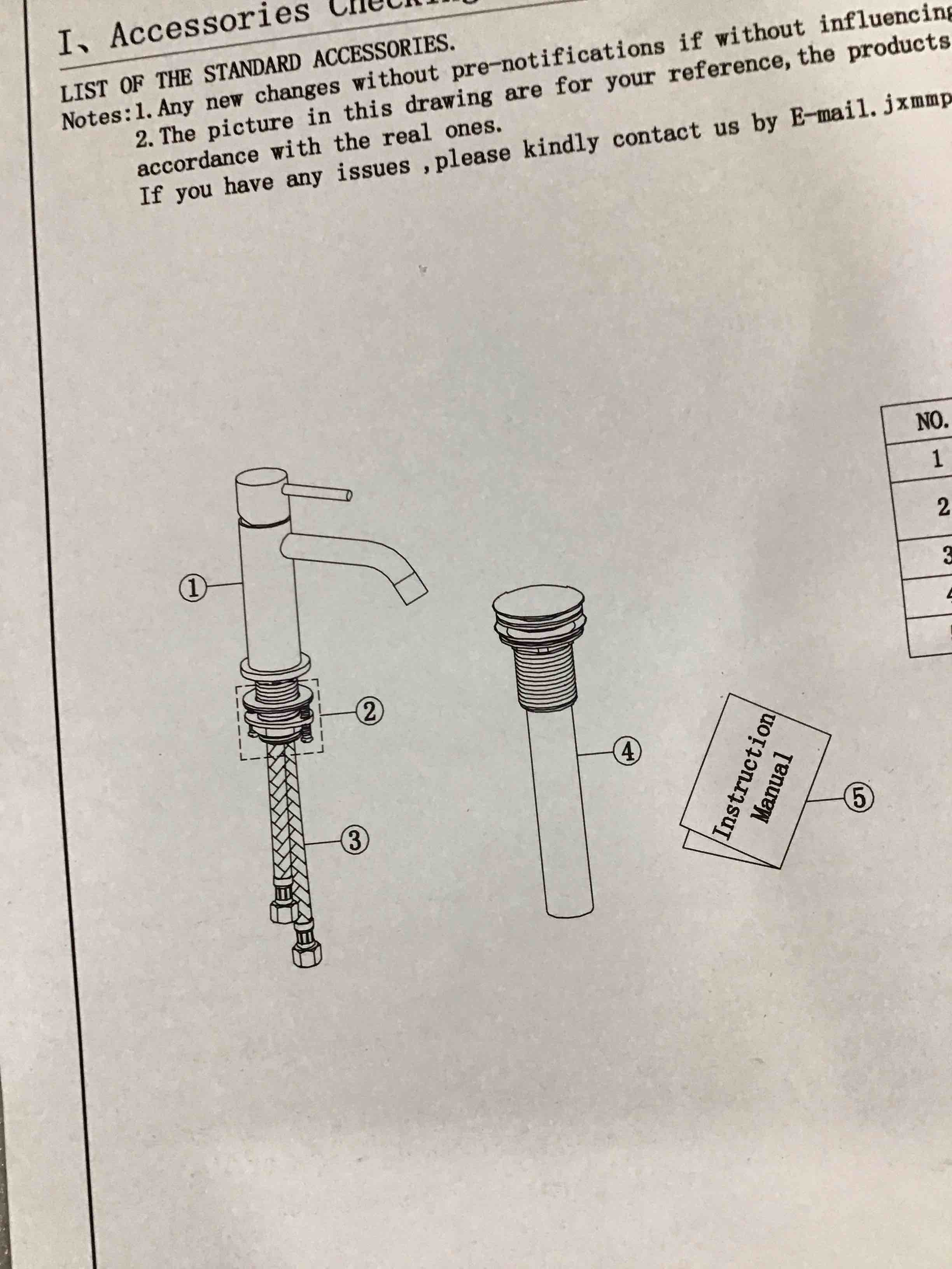 golden single hole faucet with drain stop
