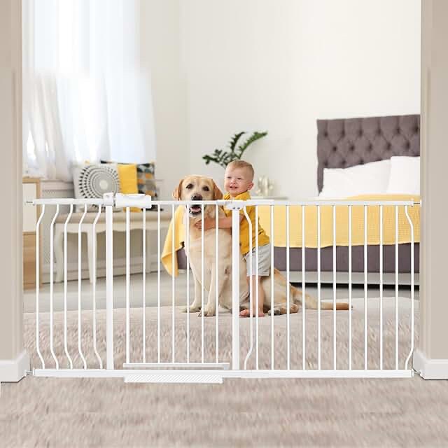 Toddleroo by North States 60” wide Expandable Swing Baby Gate, Made in ...