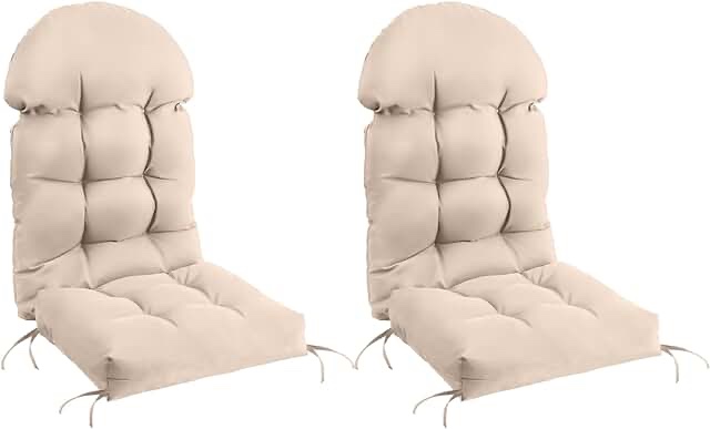 FUNBERRY Adirondack Chair Cushions Set of 2,Outdoor Chair Cushions ...