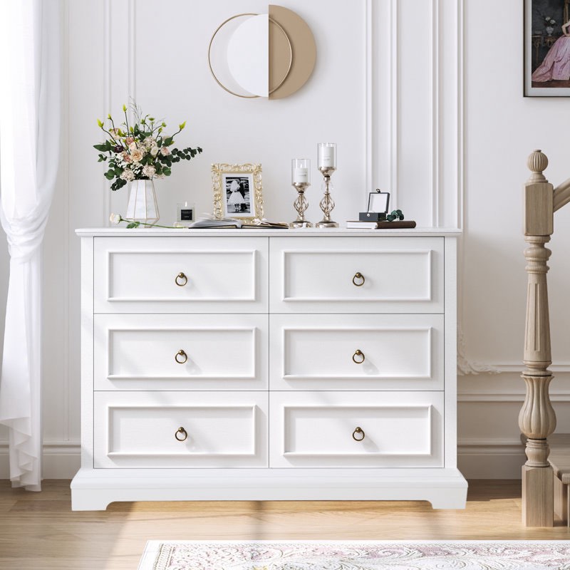 Lamyla 6 Drawer 47.2" W Double Dresser
