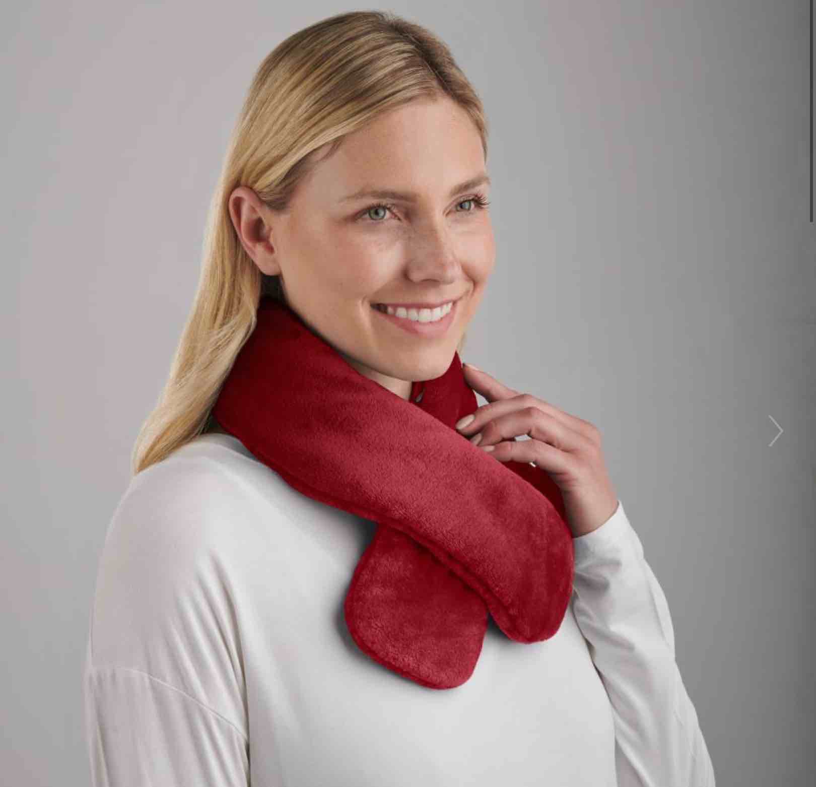 The Heated Microfleece Plush Scarf
