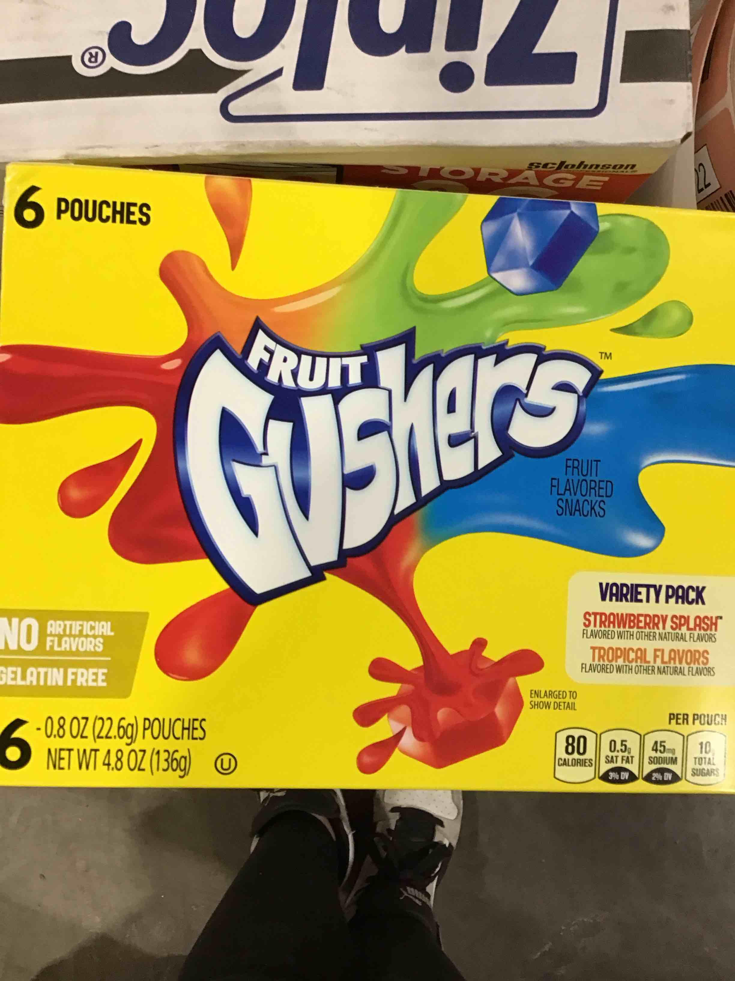 Gushers Strawberry Splash and Tropical Flavored 24 count