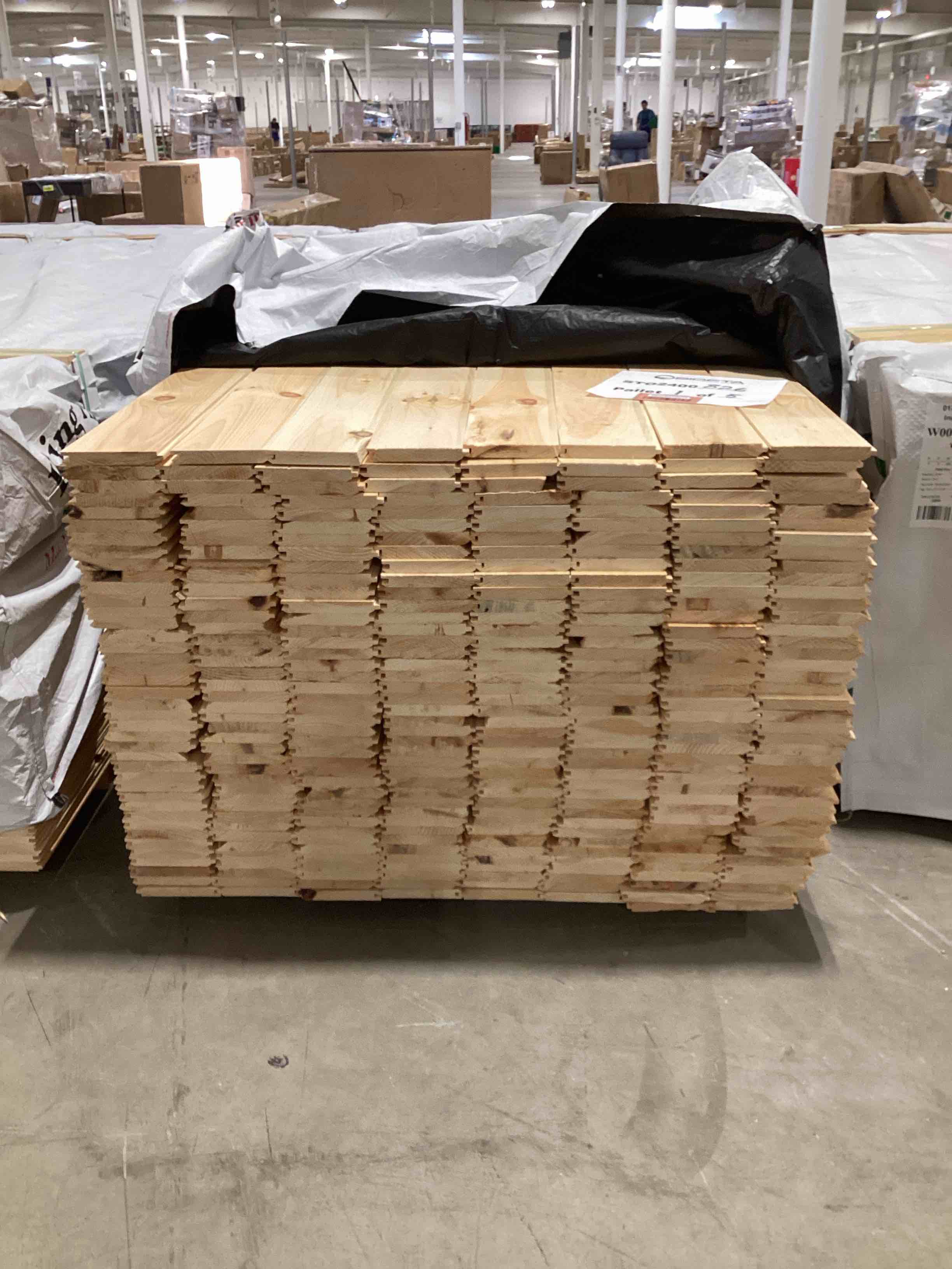 Eastern White Pine 1” x 6” x 12’ Tongue and Groove Wall Paneling EWP ...