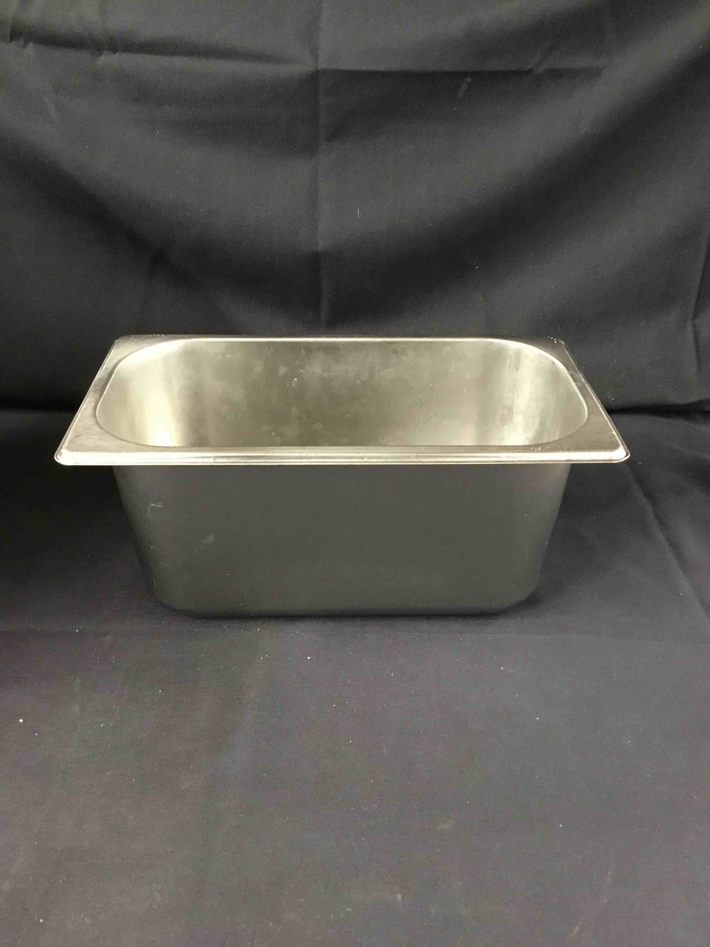 6 Inch Deep Third Size Stainless Steel Insert Pan