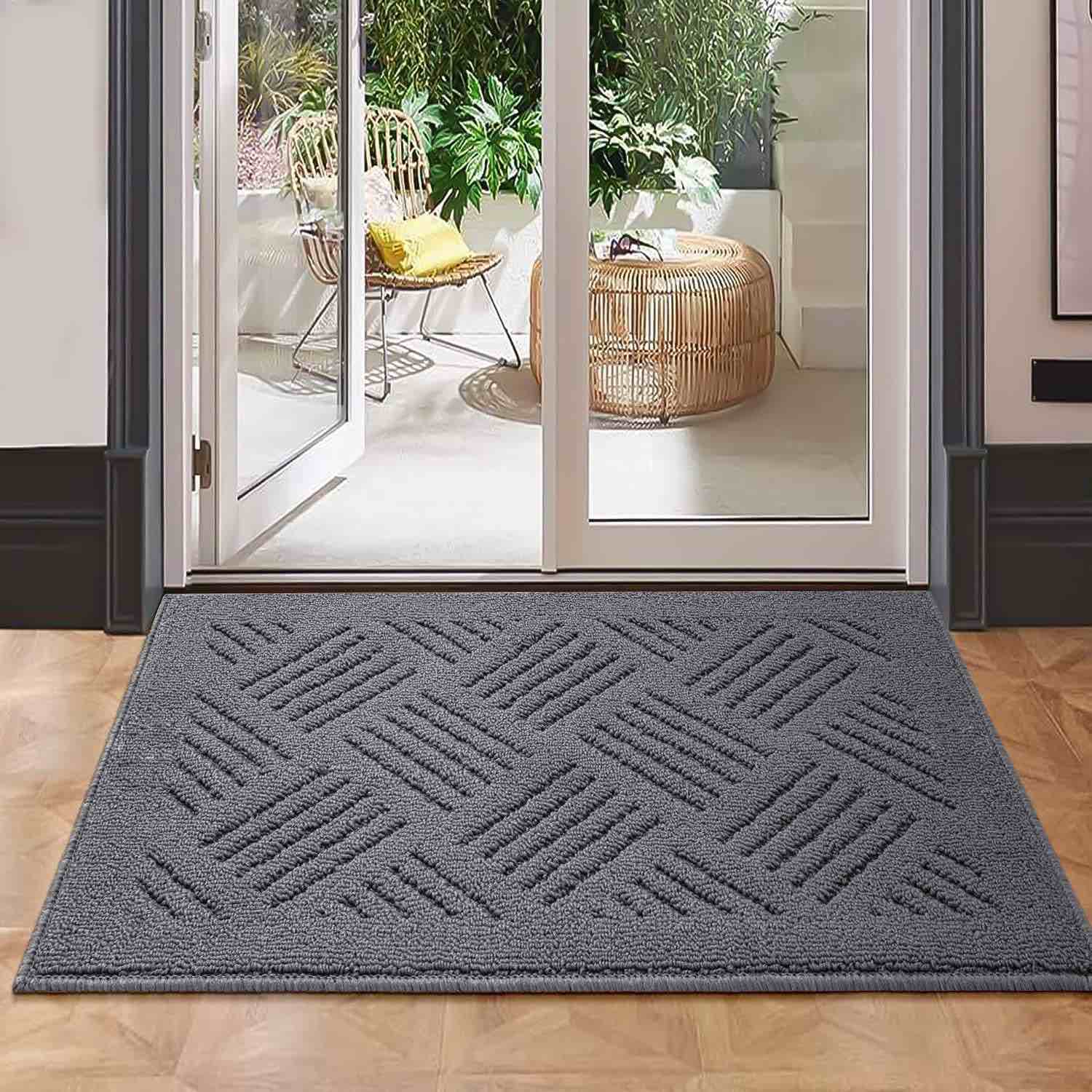 Door Mat Indoor Doormat, Entryway Rug Door Mats Non-Slip Rubber Backing ...