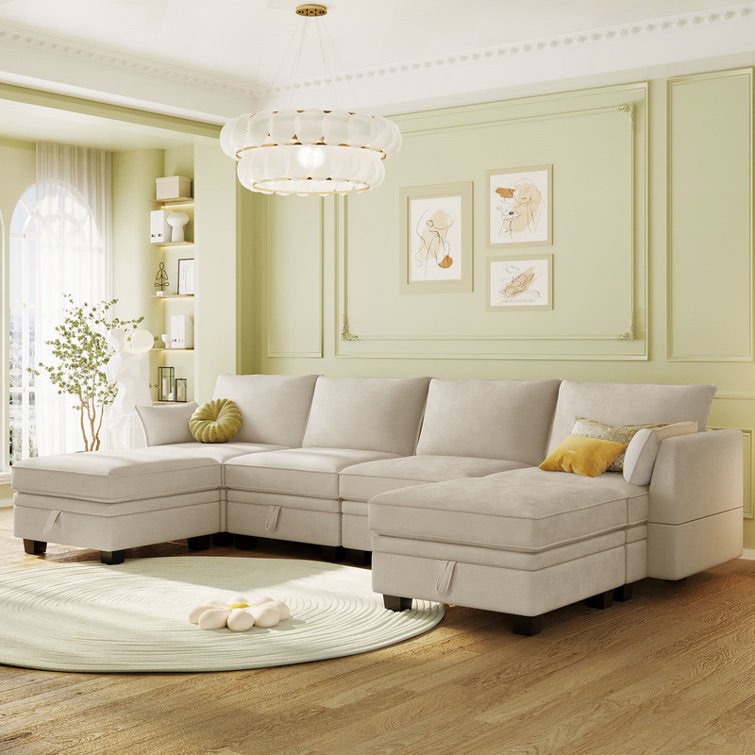 Rintoul 6 - Piece Upholstered Sectional ( Box 4/4 Incomplete)