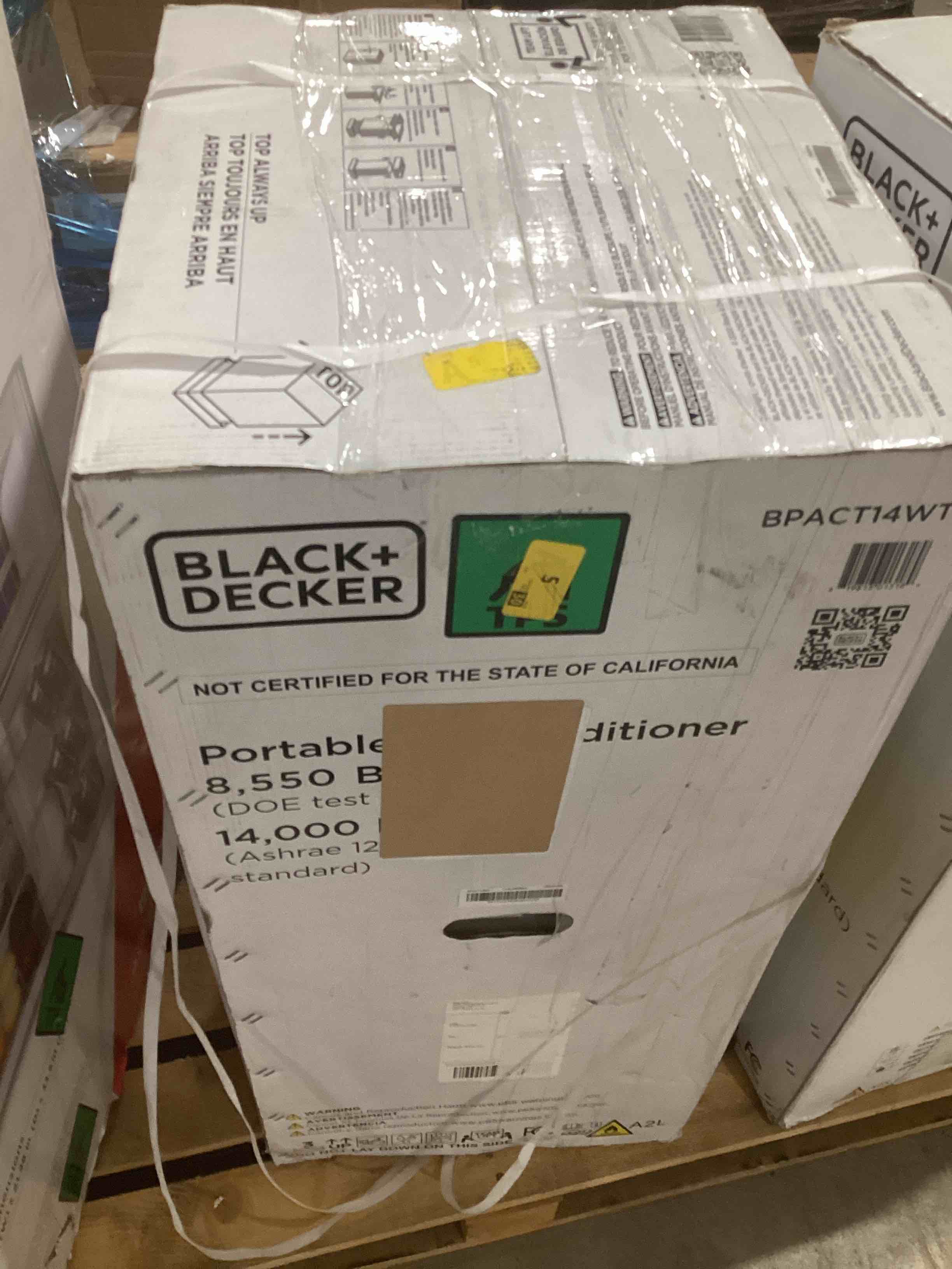 BLACK+DECKER BPACT14WT 7 700 BTU SACC/CEC (14 000 BTU ASHRAE) Portable ...