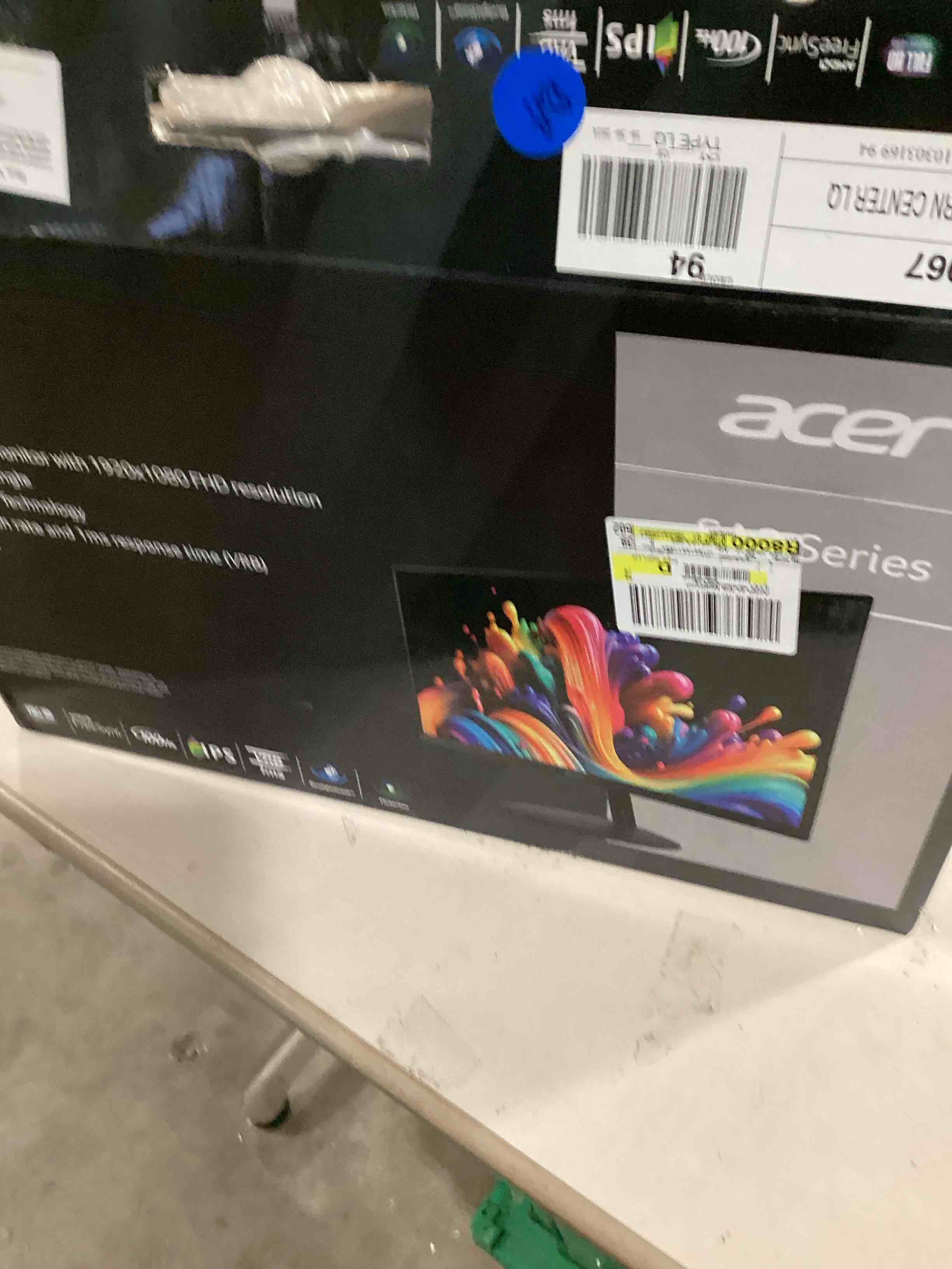 Acer SH242Y Ebmihx 23.8" FHD 1920x1080 Home Office Ultra-Thin IPS ...