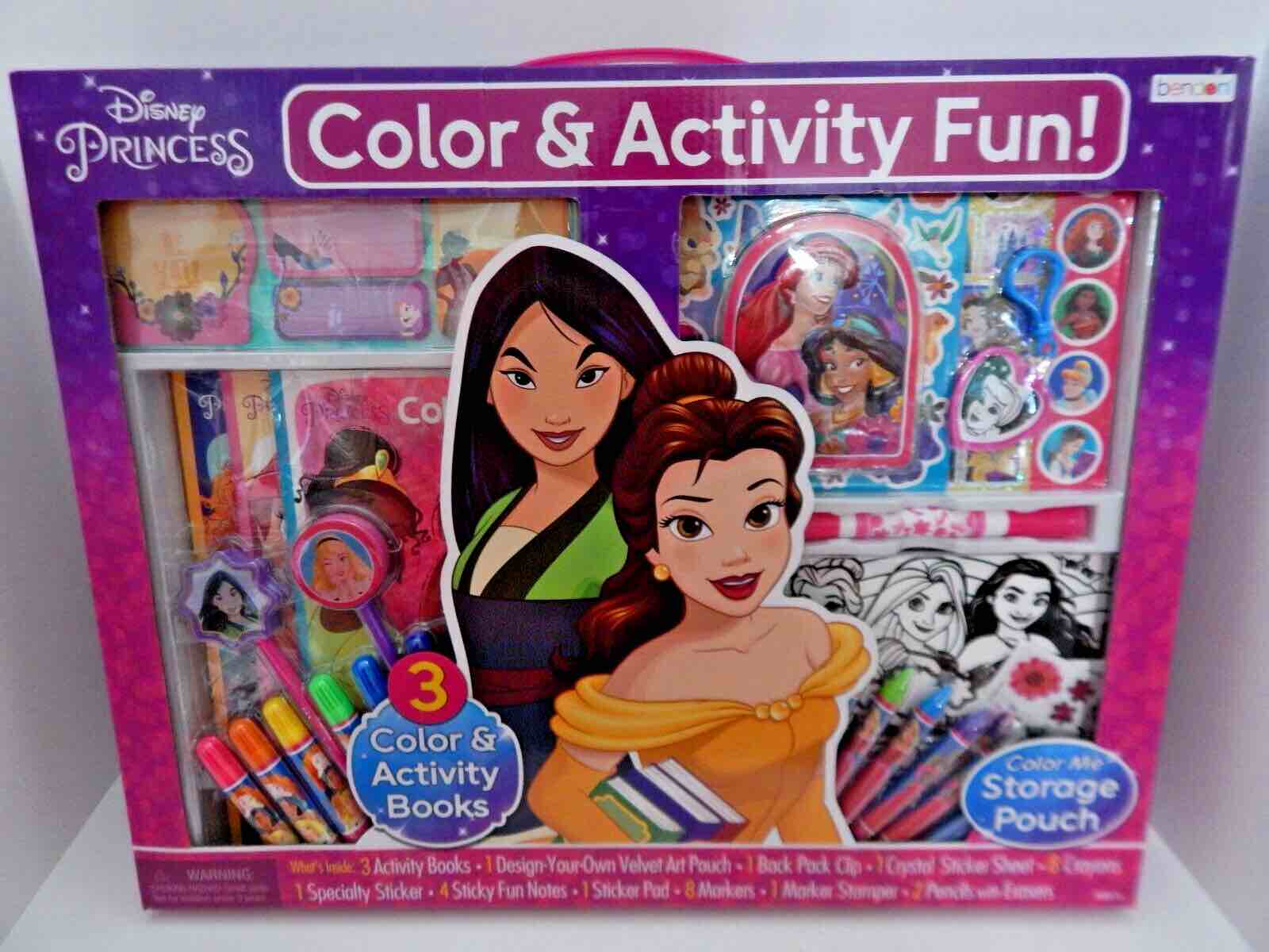 Disney Princess Color and Activity Set NIB
