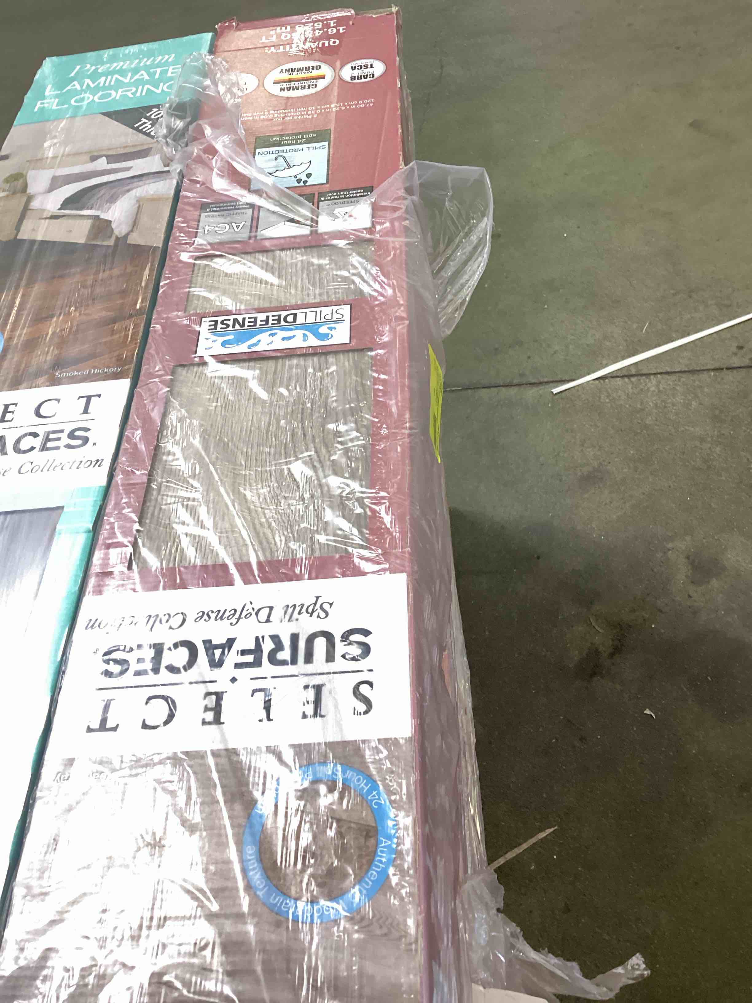 Select Surfaces Pearl Gray SpillDefense Laminate Flooring ( 16.45 sqft per box )