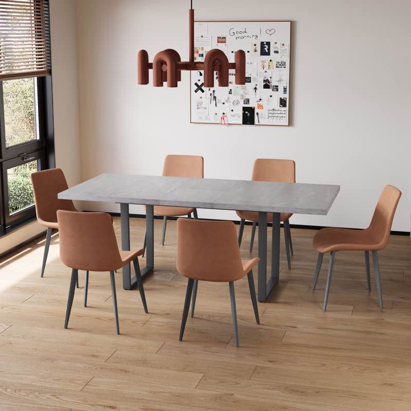 Kloc 51.2'' to 66.9'' Extendable Table Set for Kitchen Dining Room ...