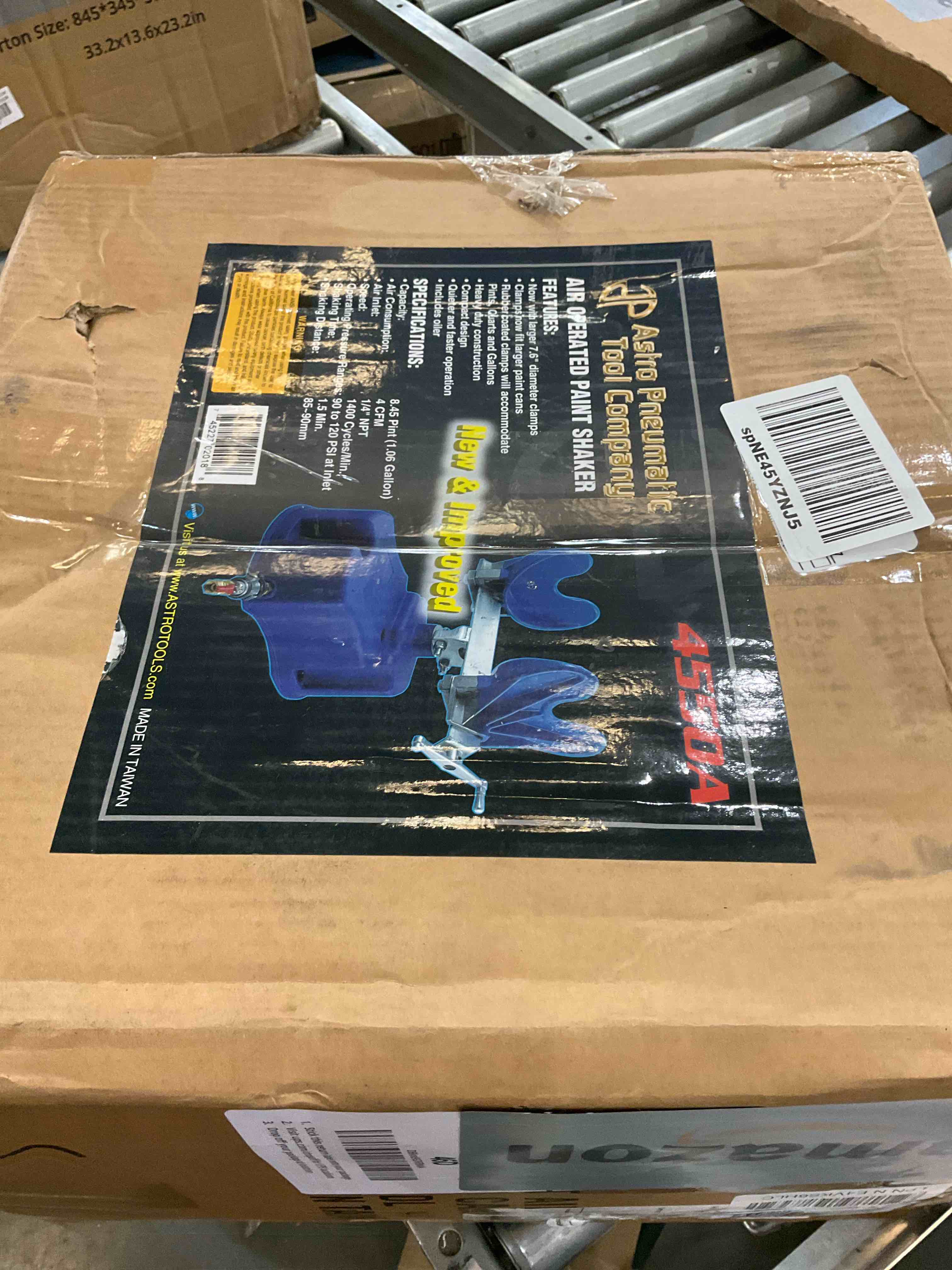 Astro Pneumatic - Air Operated Paint Shaker (4550A)