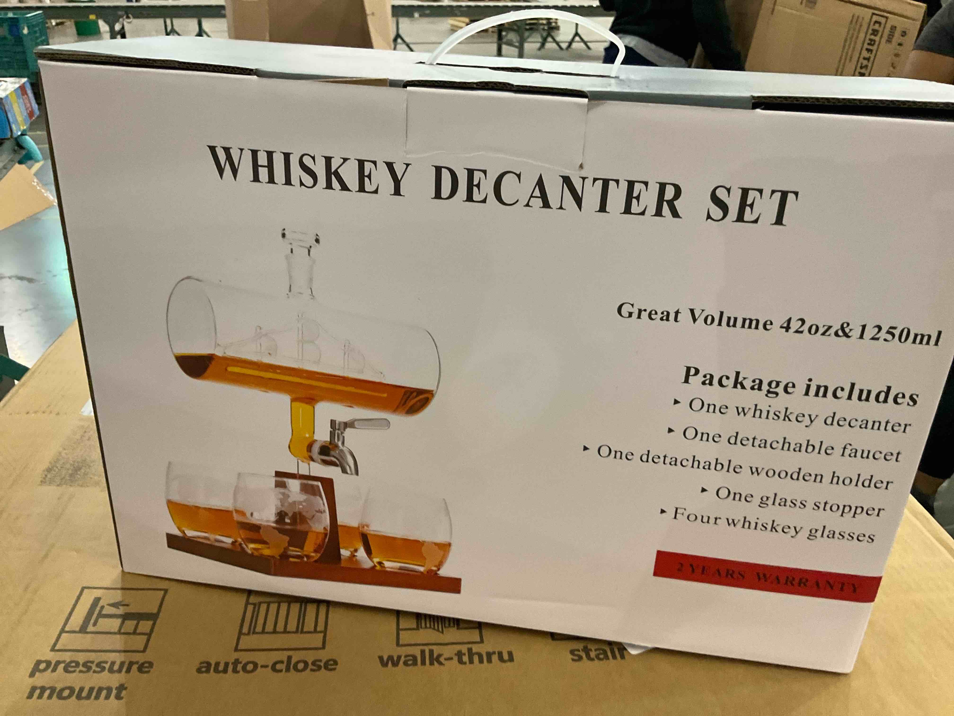 whiskey decanter set