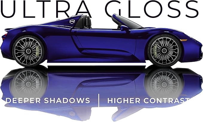 VViViD+ Ultra Gloss Neptune Pearl Blue 10ft x 5ft Vinyl Car Wrap ...