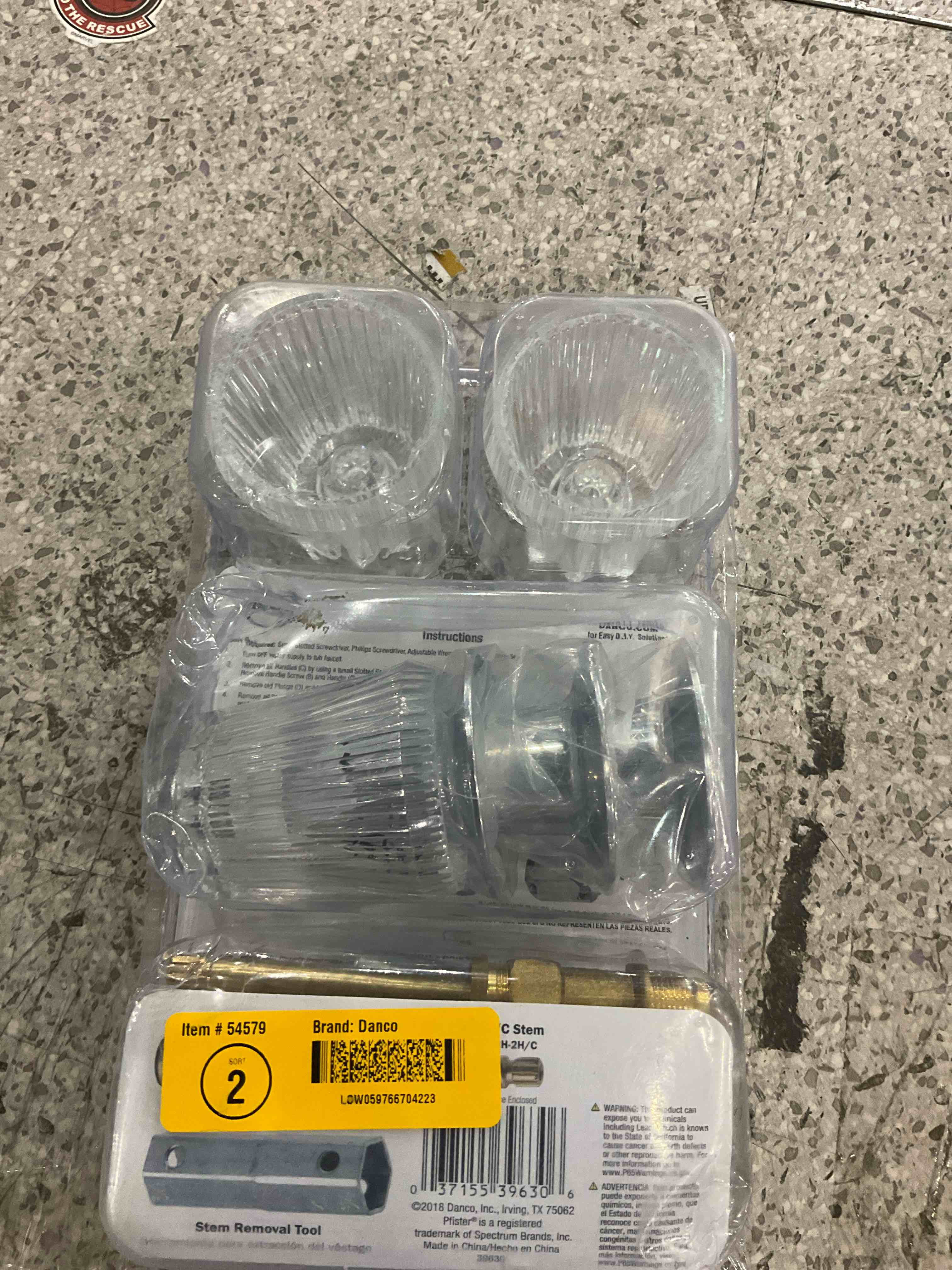 DANCO Bath Tub and Shower 3-Handle Remodeling Kit for GERBER, Chrome ...