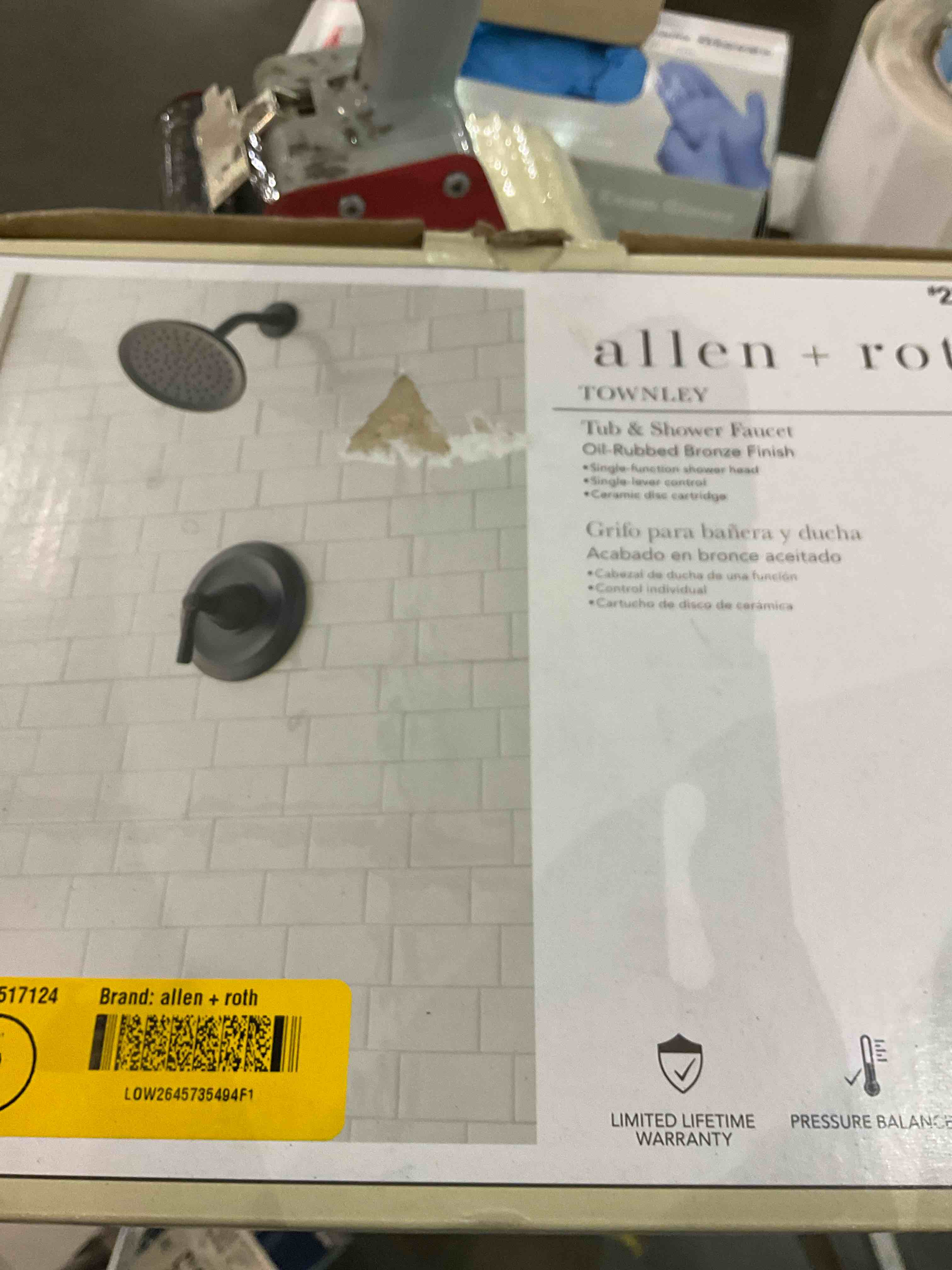 Allen +roth shower faucet