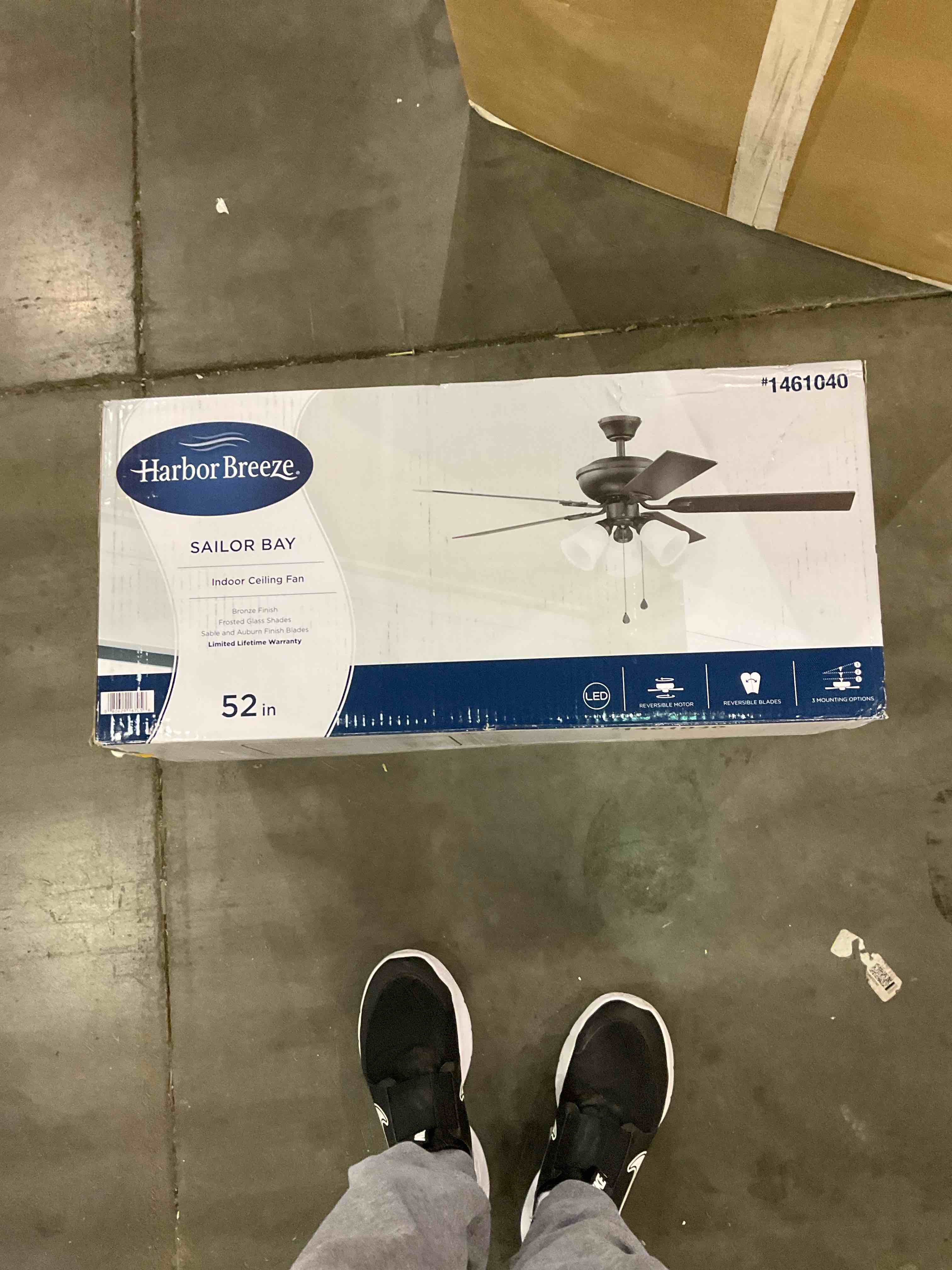 Frosted Glass Shades Sable and Auburn Finish Blades Limited Lifetime ...