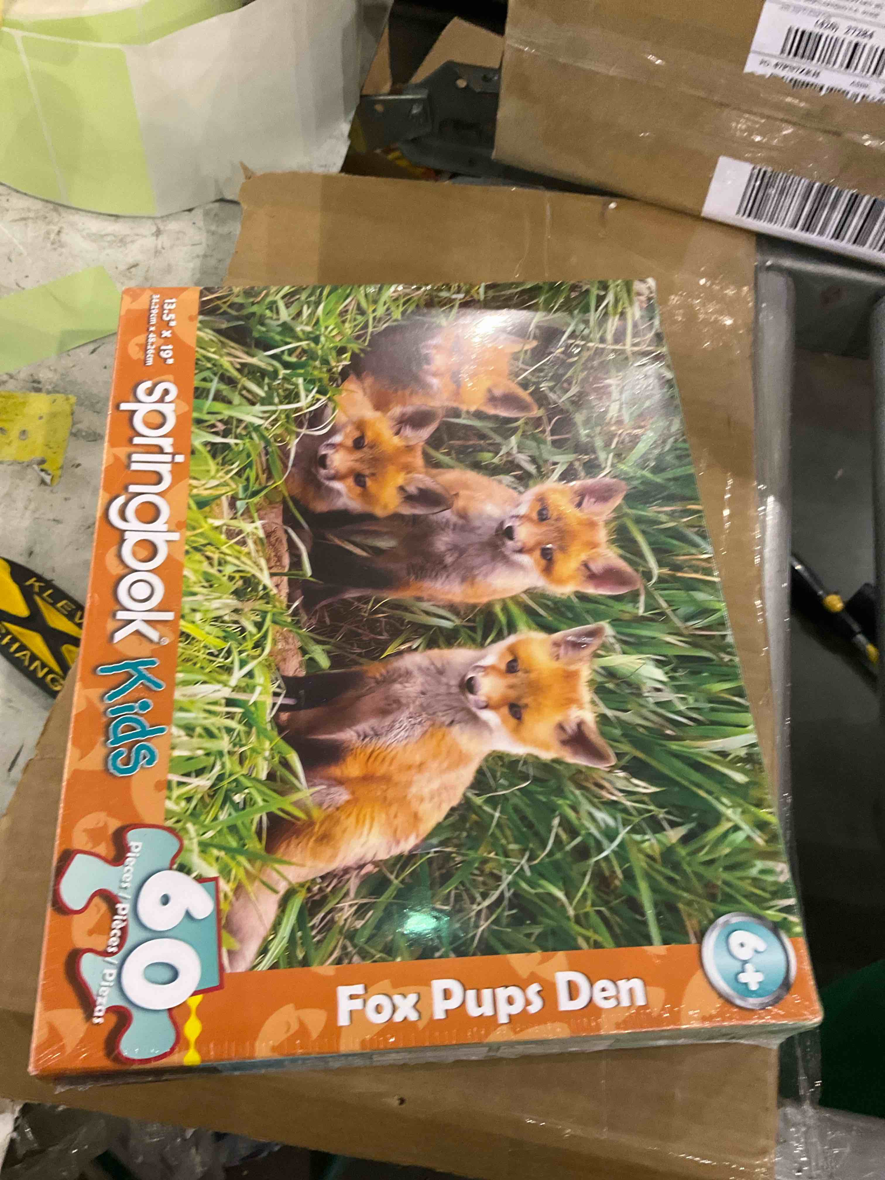 Springbok's Fox Pups Den 60 Piece Jigsaw Puzzle for Kids is a Fun and ...