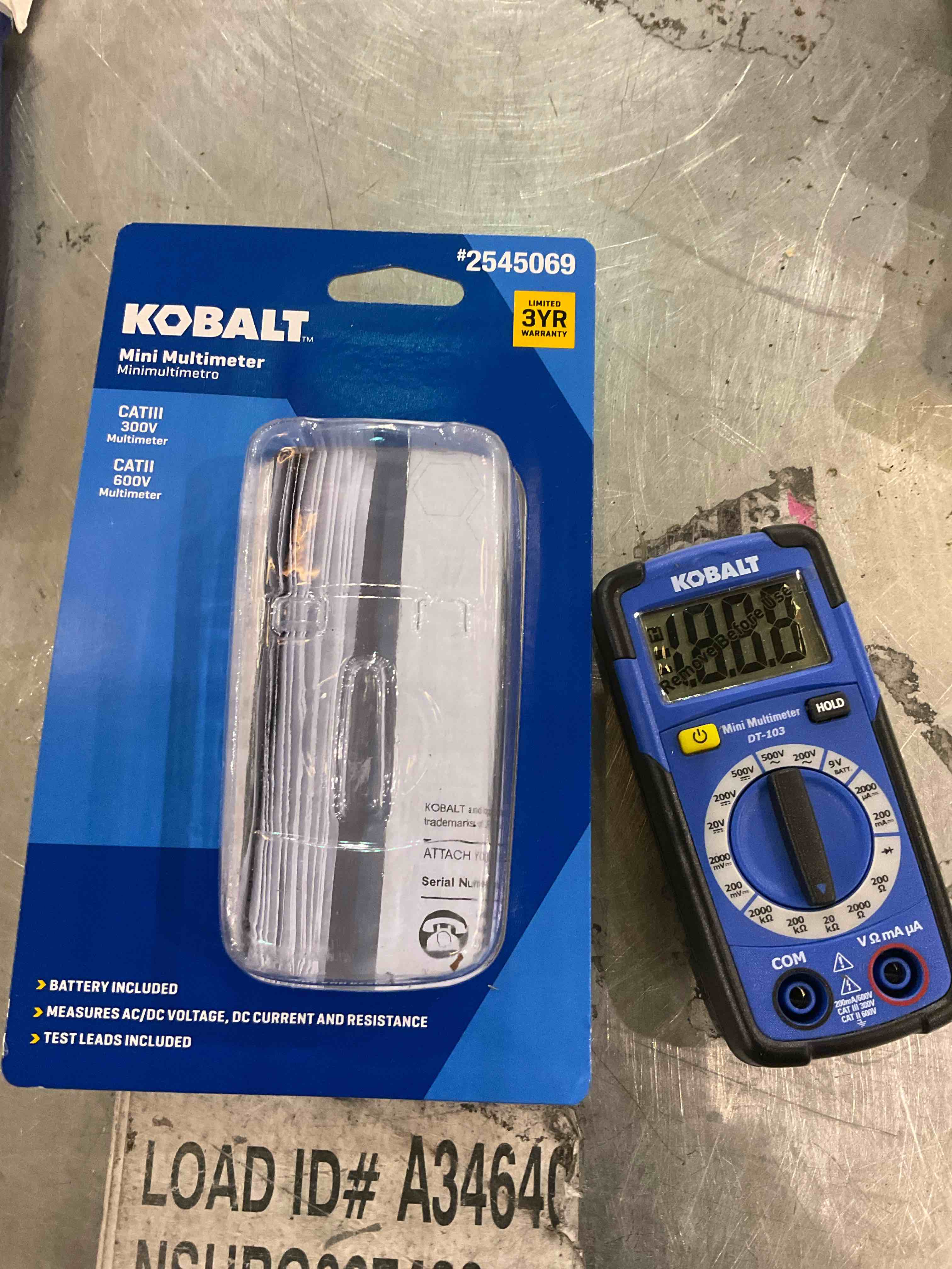 Kobalt Digital Display Multimeter 0.2 Amp 500V