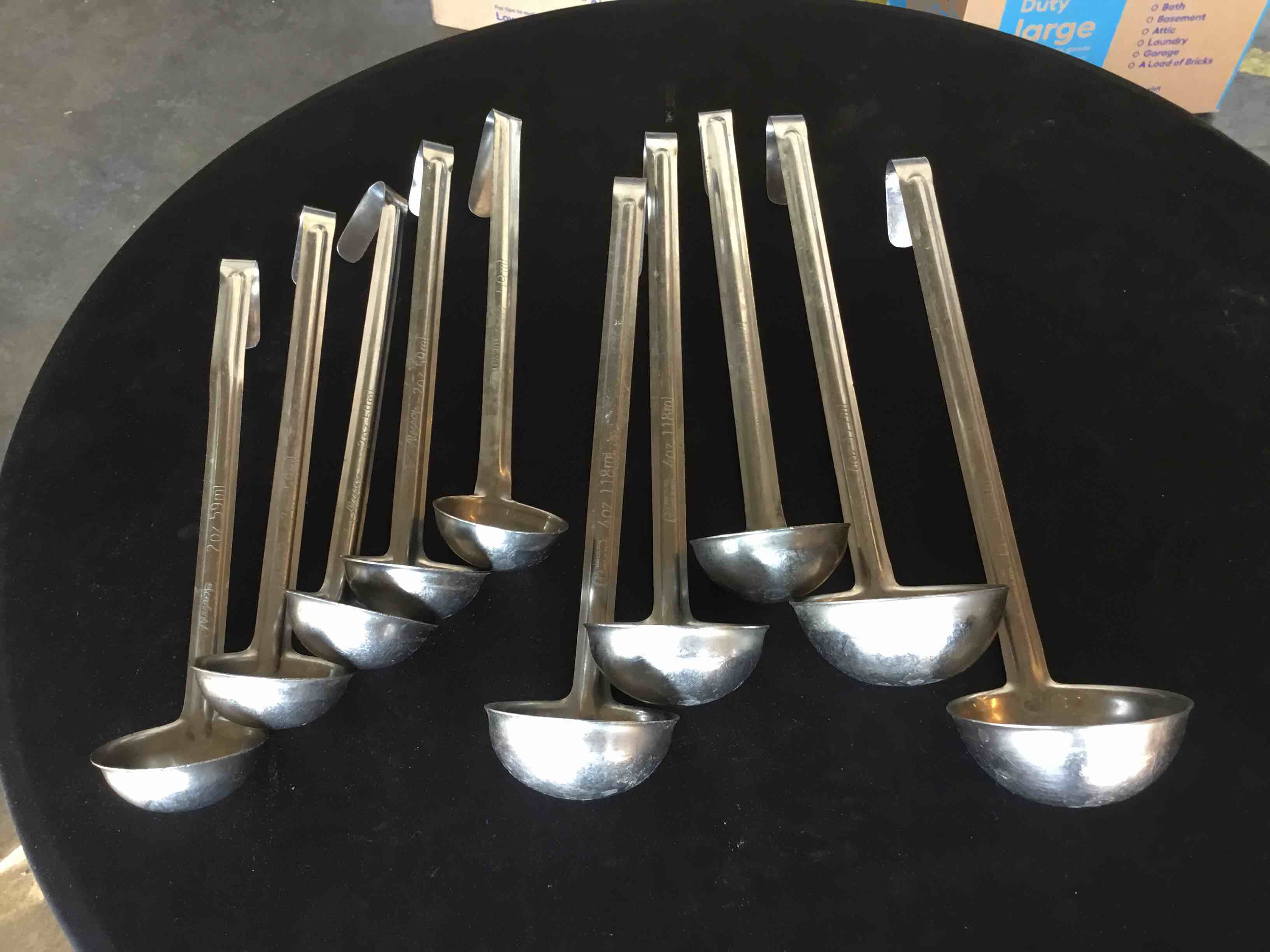 Stainless Steel Ladles, Various Sizes