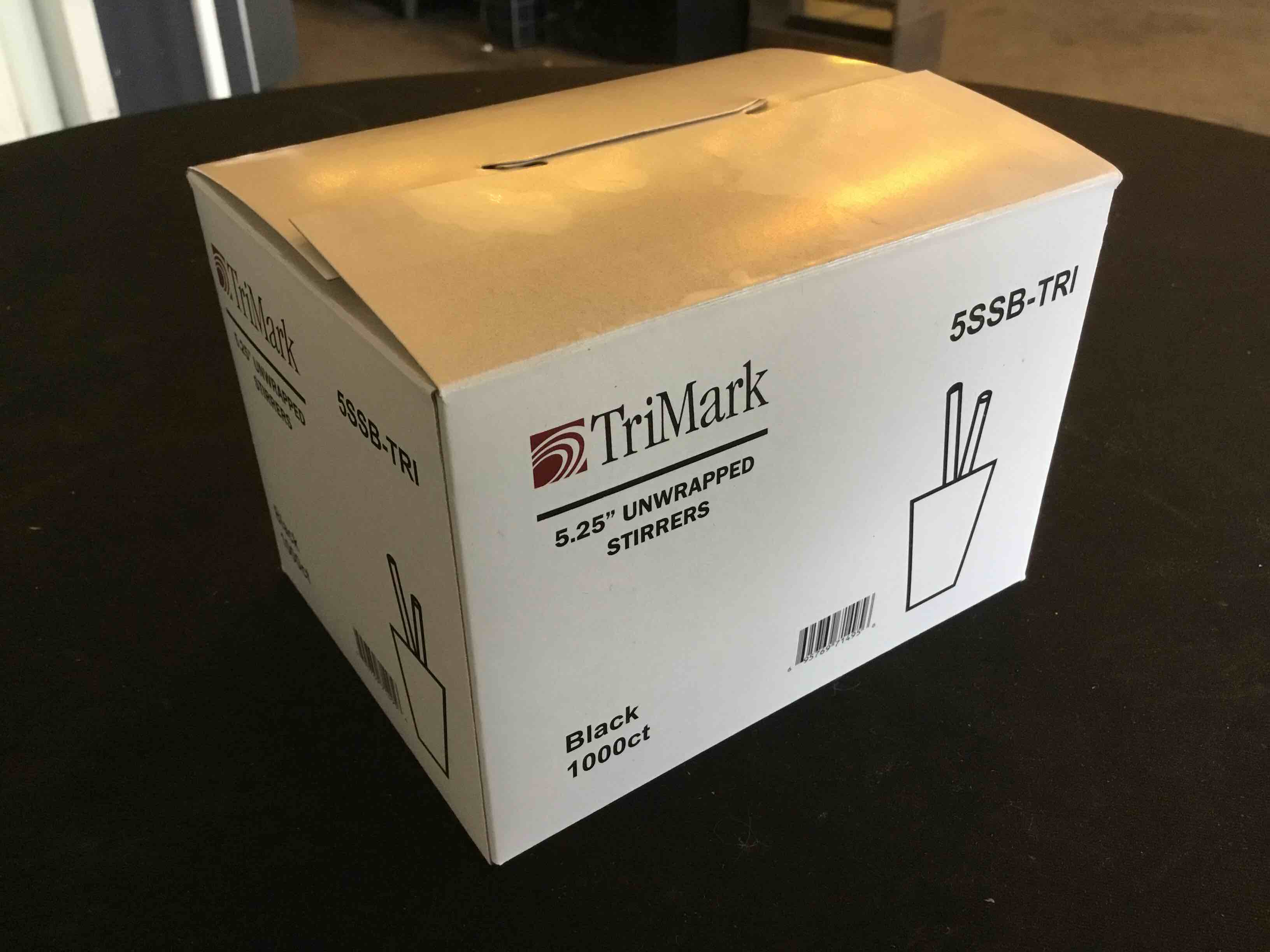 TriMark 5.25 Inch Unwrapped Stirrers, 1000/Box