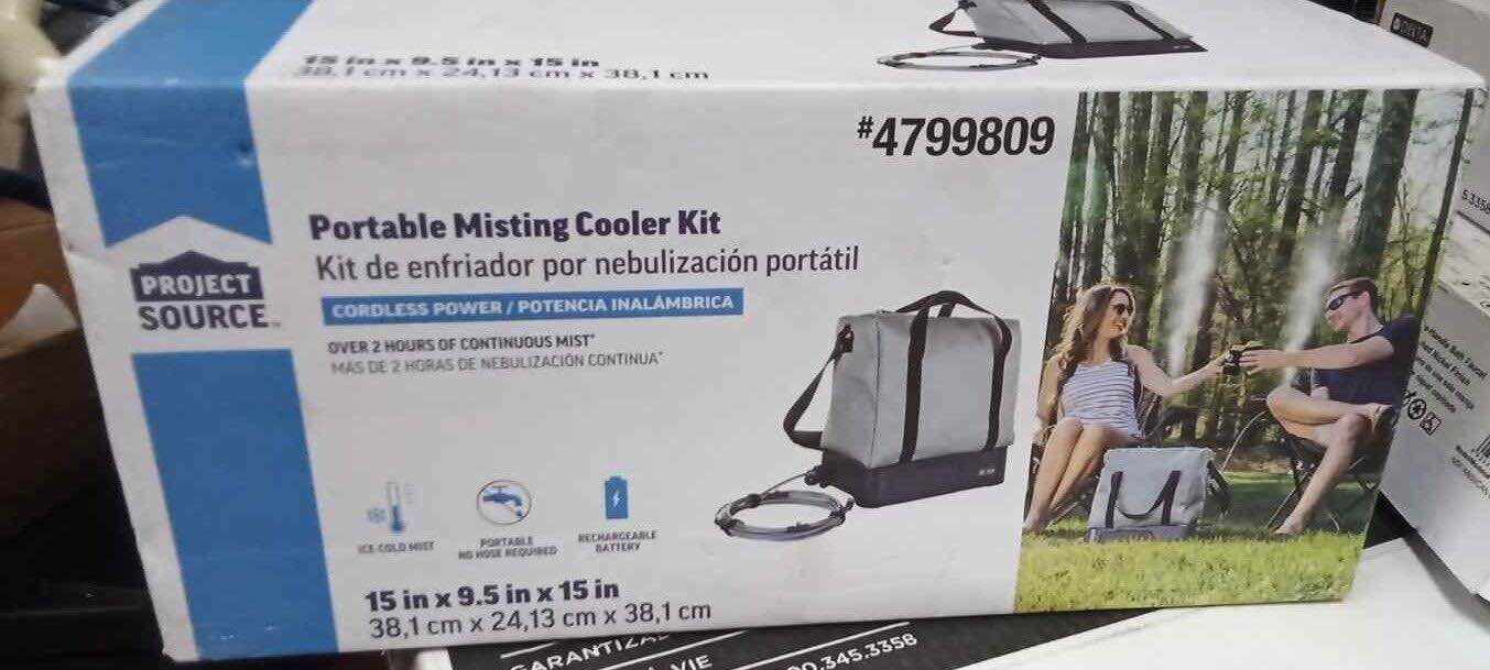 Brand New Sealed Project Source Portable Misting Cooler Kit