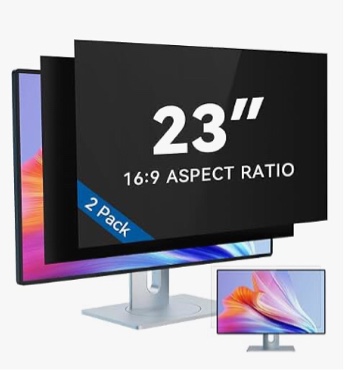 IPROKKO [2-Pack] 23 Inch Computer Privacy Screen Filter for 16:9 ...