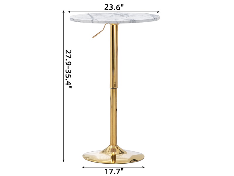 Finnhomy 24 Round Cocktail Bar Table With Metal Base Tall Bistro Pub finnhomy-24-round-cocktail-bar-table-with-metal-base-tall-bistro-pub