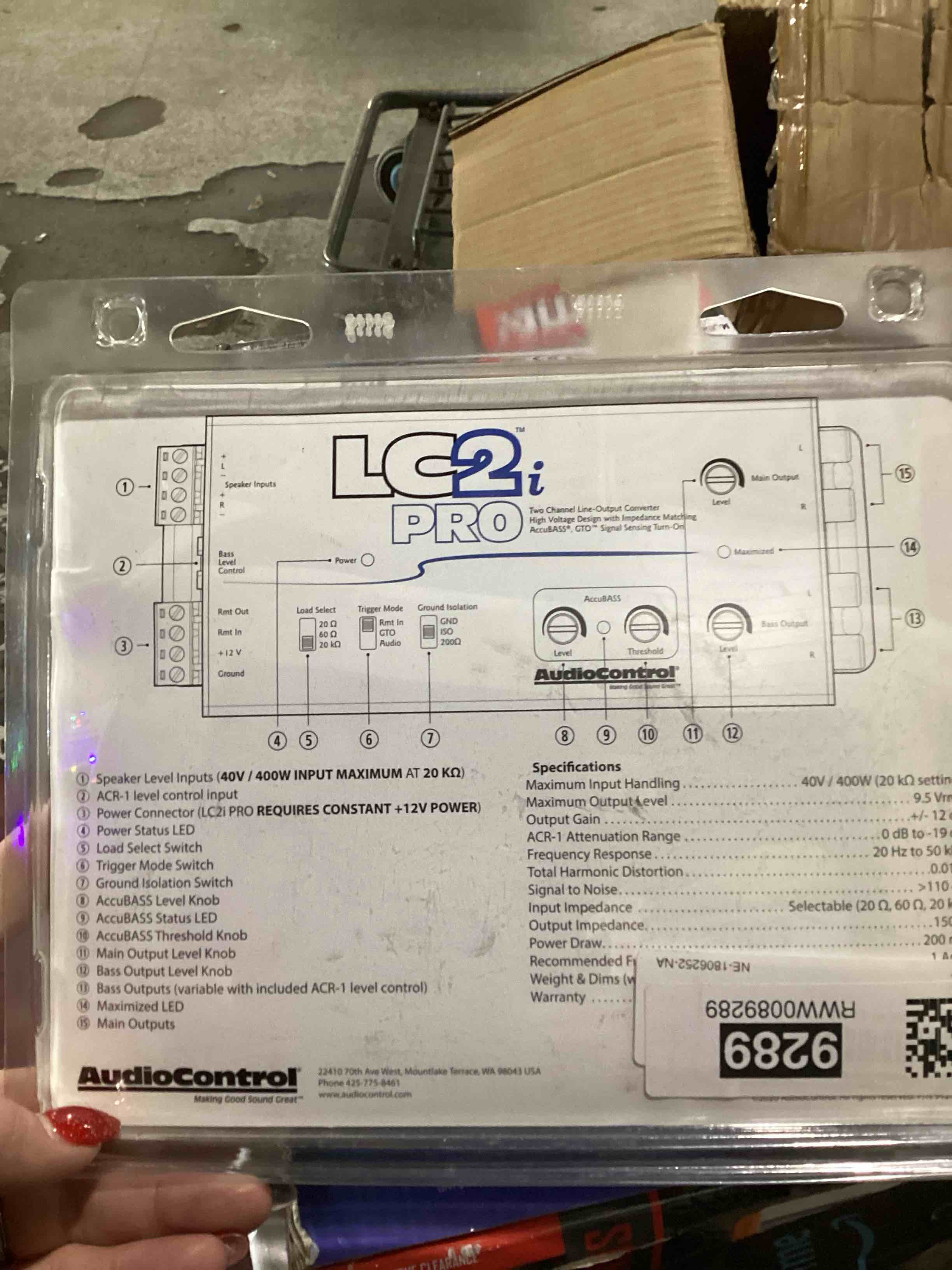 (SIMILAR TO STOCK PHOTO) LC2 pro audio control