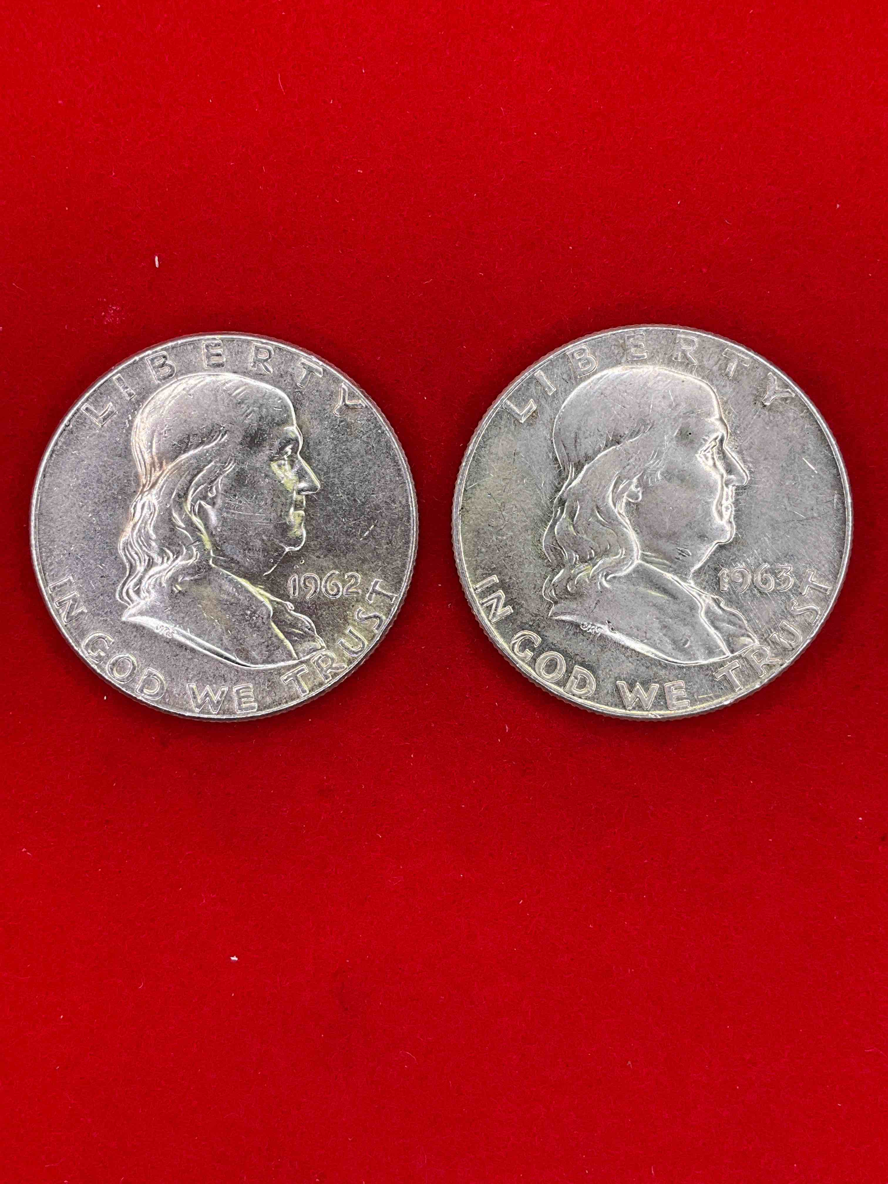 Ben Franklin Uncirculated Silver! Pre 1965 Silver U.S. Half Dollar ...
