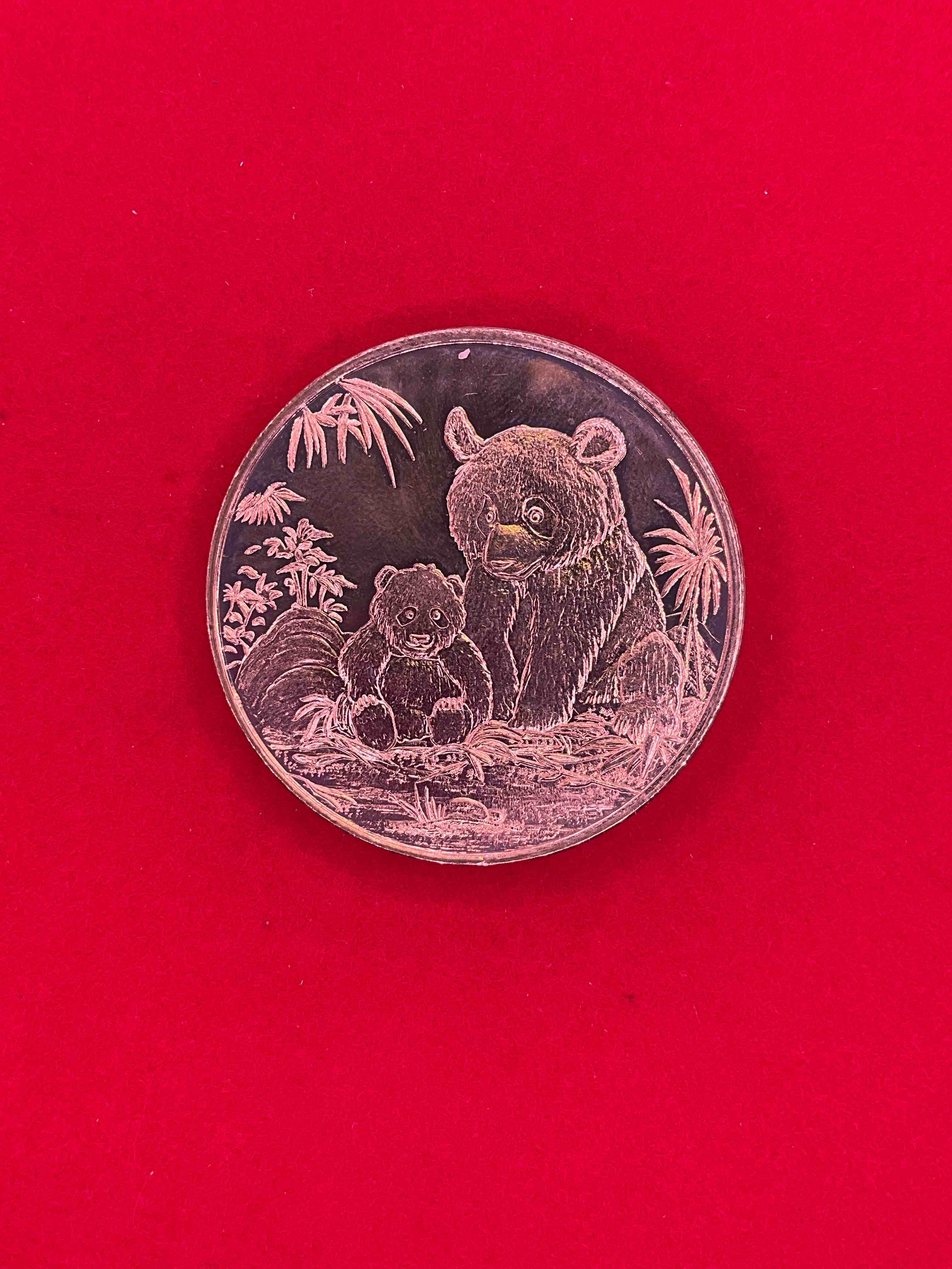 Pure Copper Commemorative Large Coin! One Ounce Pure Copper ...