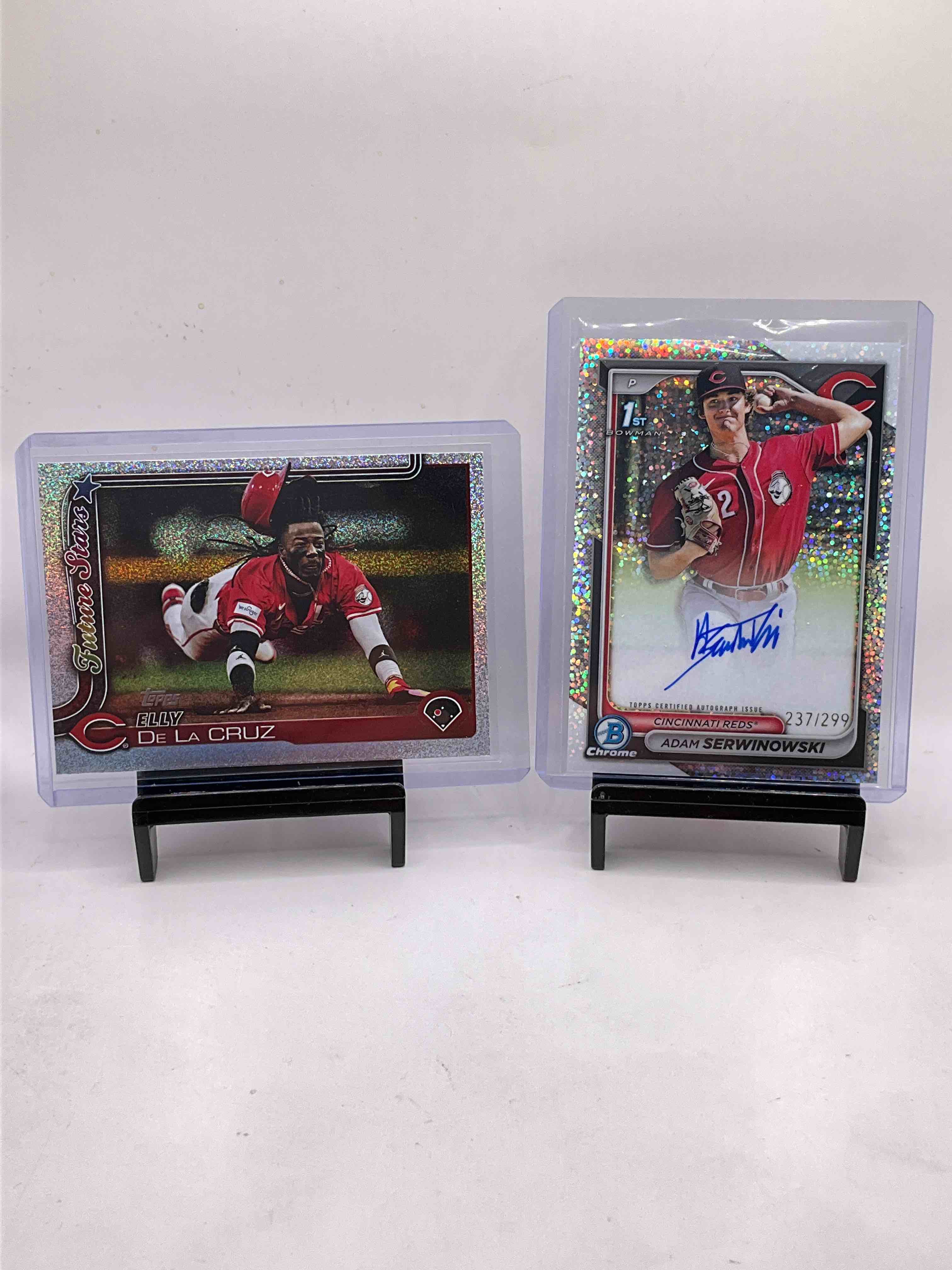 Elly De La Cruz Sparkle Topps Future Stars Rookie Card, Signed Adam ...