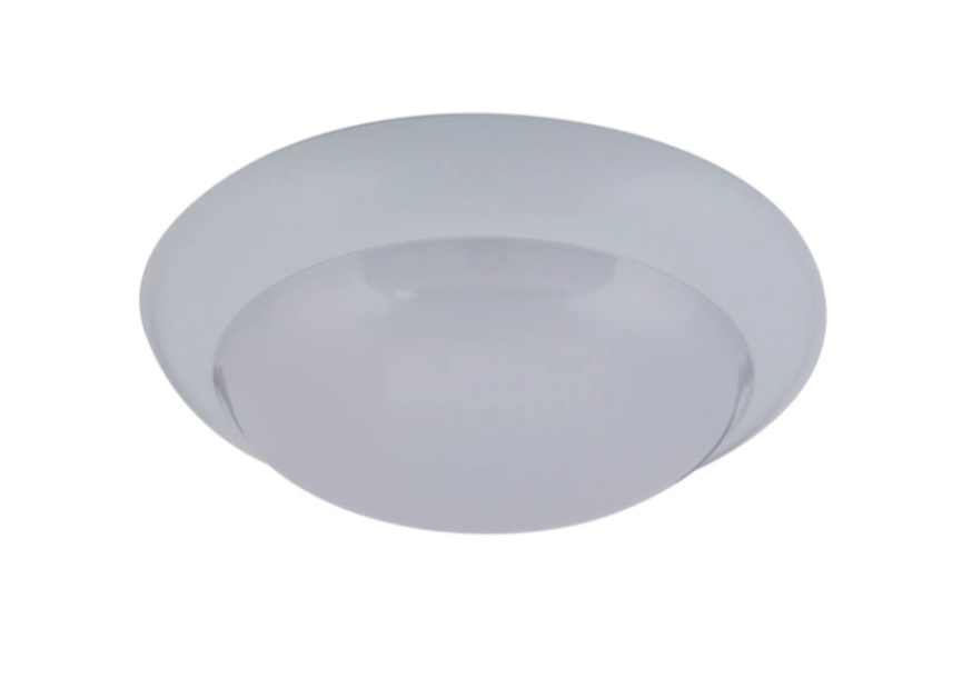 Project Source Led 11" Flushmount Ceiling Light Fixture White #1448576 NEW
