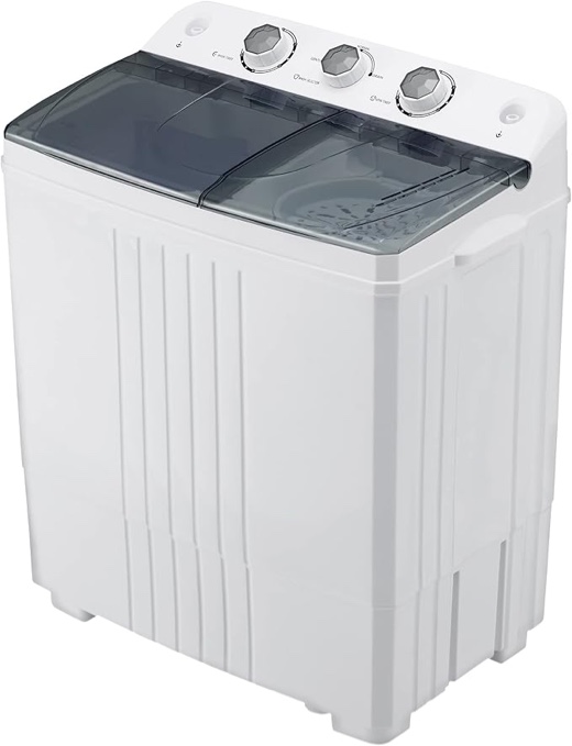 Homguava 20 lb capacity portable washing machine, compact washer and ...