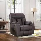 Naimah 42.1'' Wide Modern and Oversize Breathable Vegan Leather Power ...