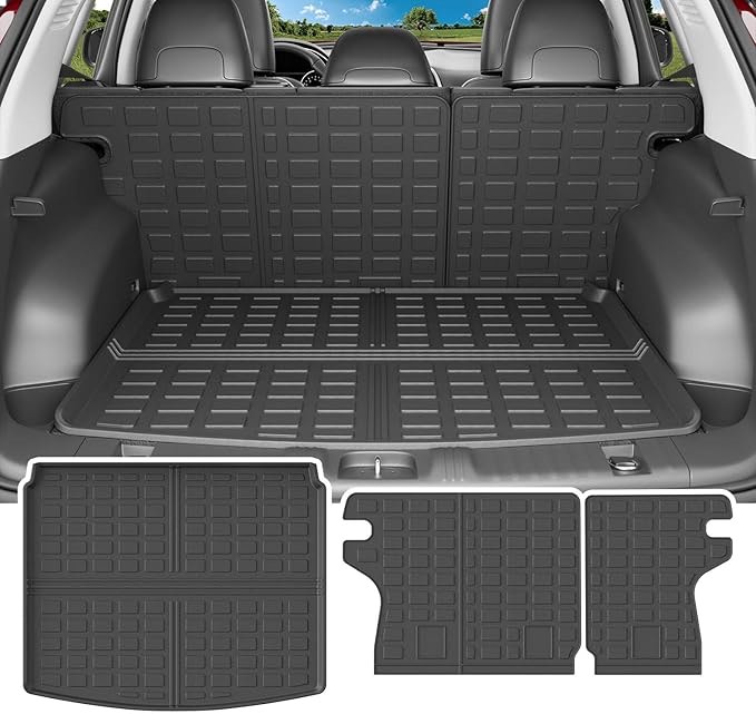 powoq Cargo Mat Compatible with 2017-2023 Jeep Compass Rear Backrest ...
