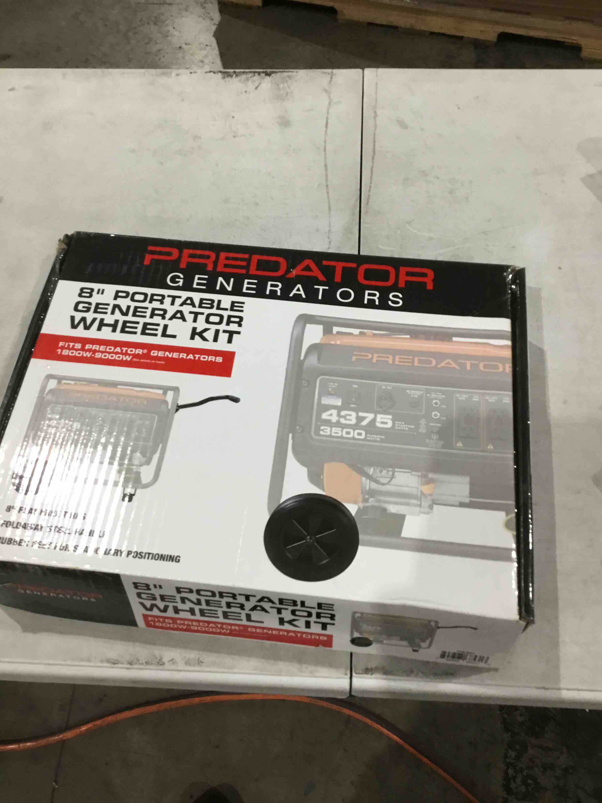 8" portable generator wheel kit designed for Predator generators ...