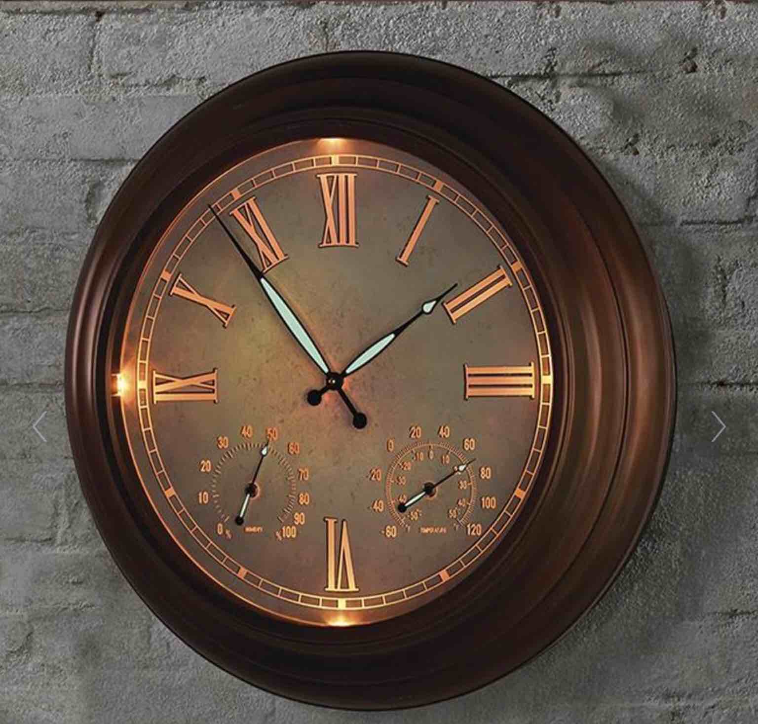 The 24" Outdoor Lighted Atomic Clock