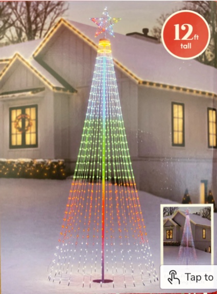 Member's Mark 1065 Multicolor LED Lightshow Tree with 65 Lighting Effects